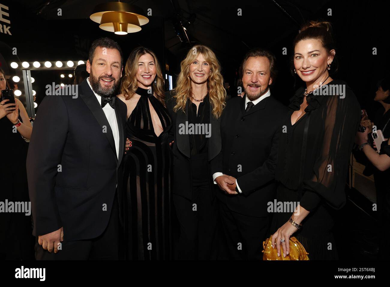 New York, USA. 16th Feb, 2025. SNL50: THE RED CARPET -- Pictured: (l-r ...