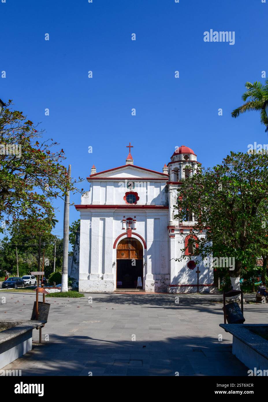 Church in La Antigua in Mexico Stock Photo - Alamy