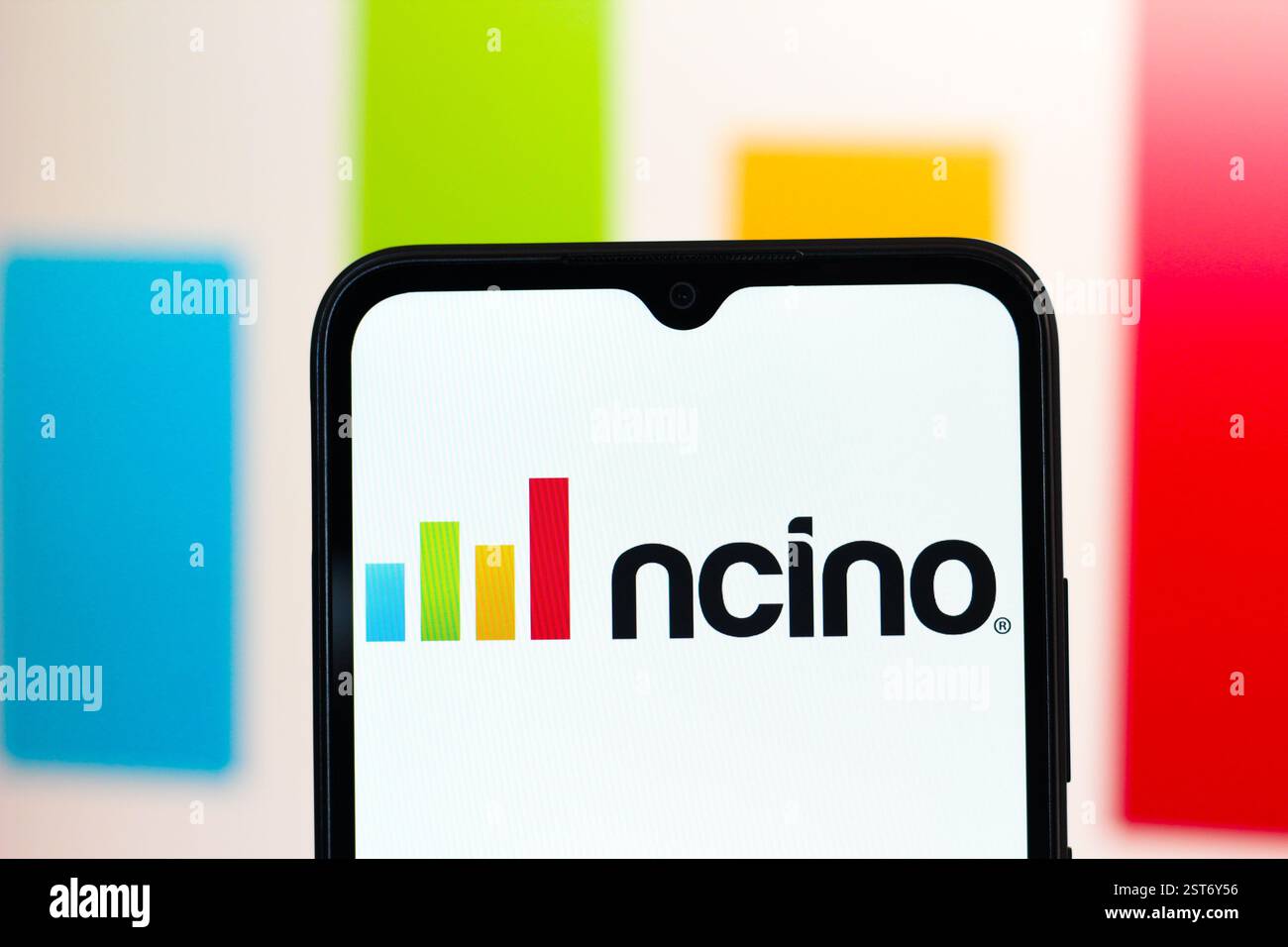 Canada. 17th Feb, 2025. In this photo illustration, the nCino Inc. logo ...