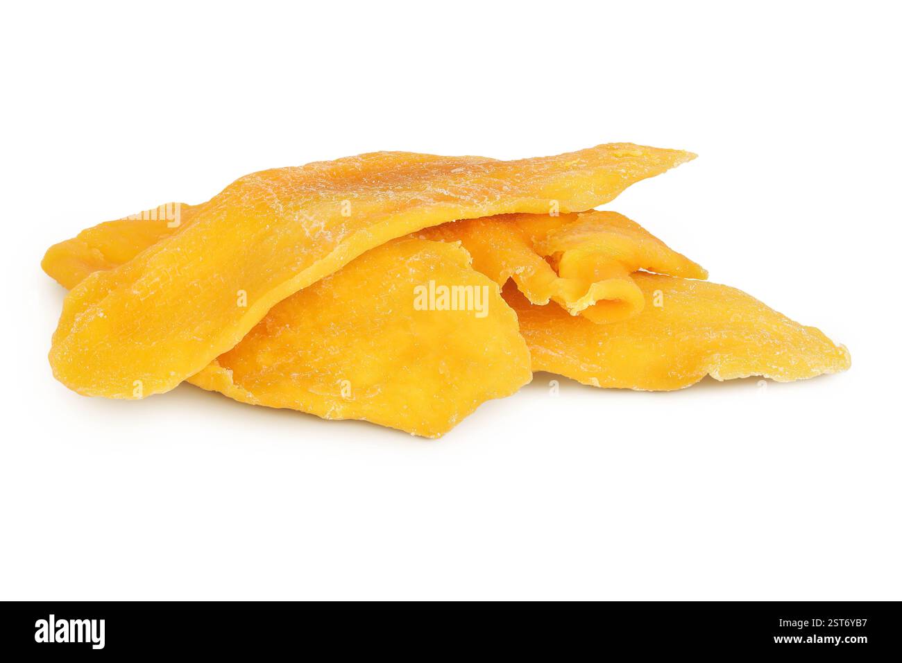 dried mango isolated on white background Stock Photo - Alamy