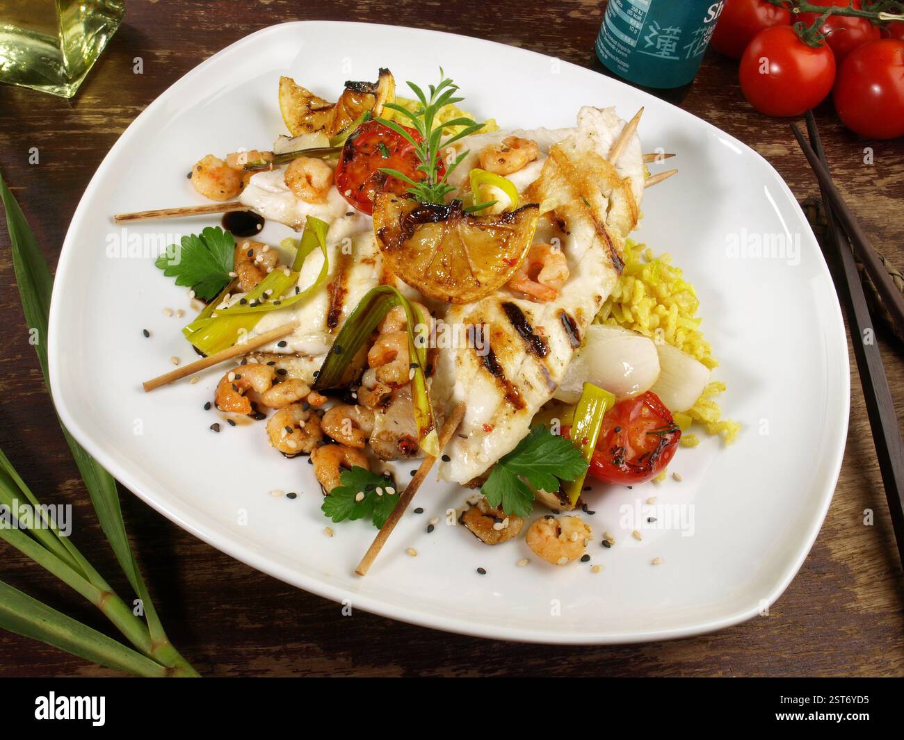 Sole - Flatfish Asian Style Stock Photo - Alamy