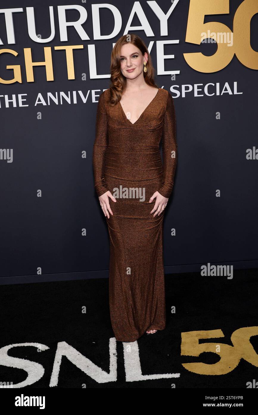 New York, USA. 16th Feb, 2025. SNL50: THE RED CARPET -- Pictured ...