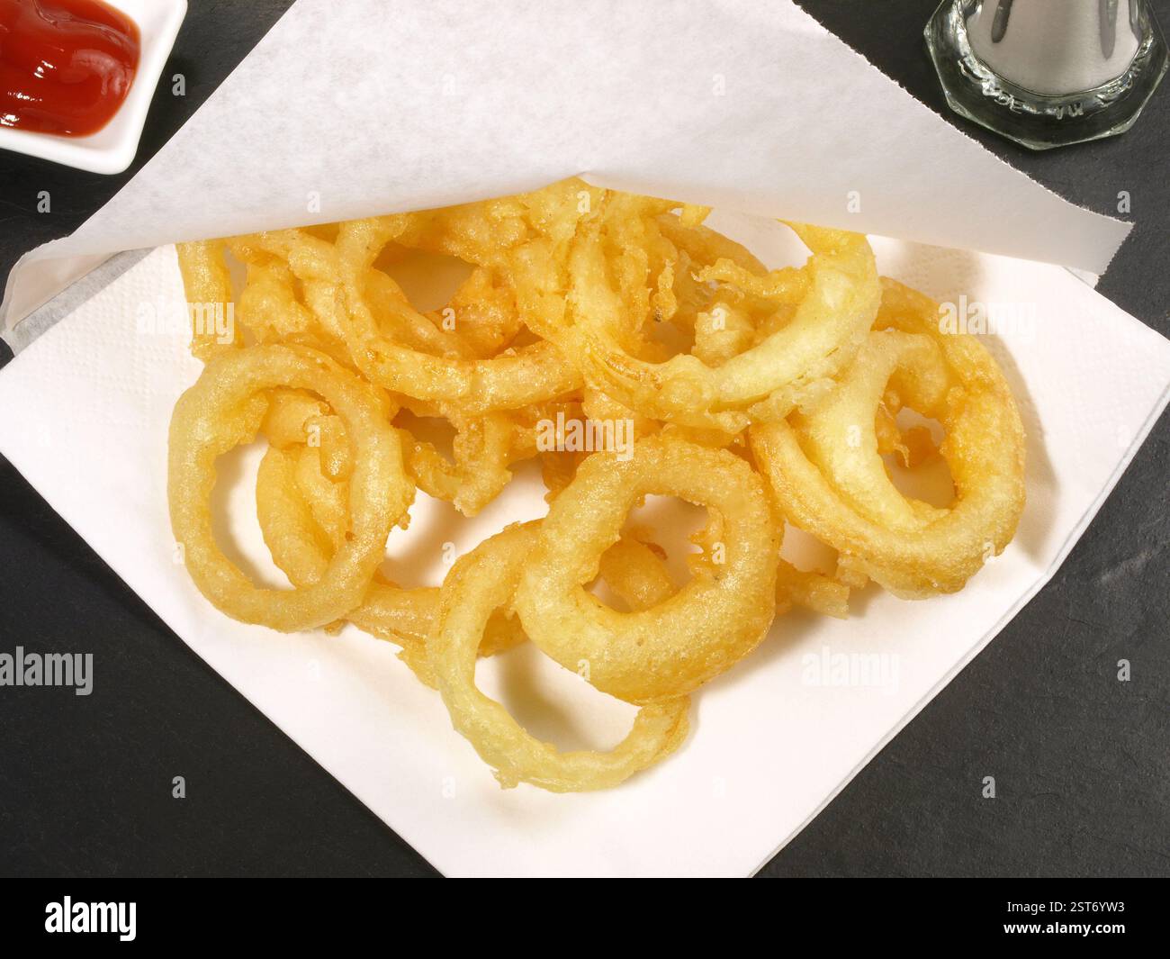 Deep Fried Calamari - Take away Stock Photo - Alamy