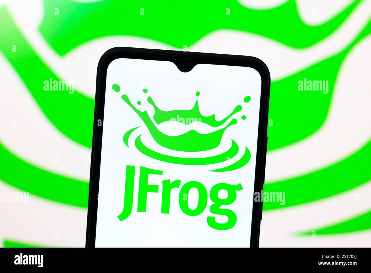Canada. 17th Feb, 2025. In this photo illustration, the JFrog Platform ...