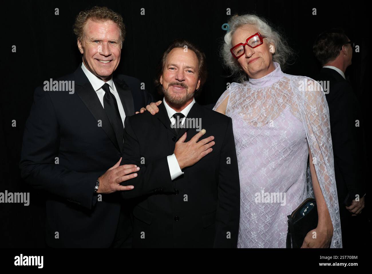 New York, USA. 16th Feb, 2025. SNL50: THE RED CARPET -- Pictured: (l-r ...