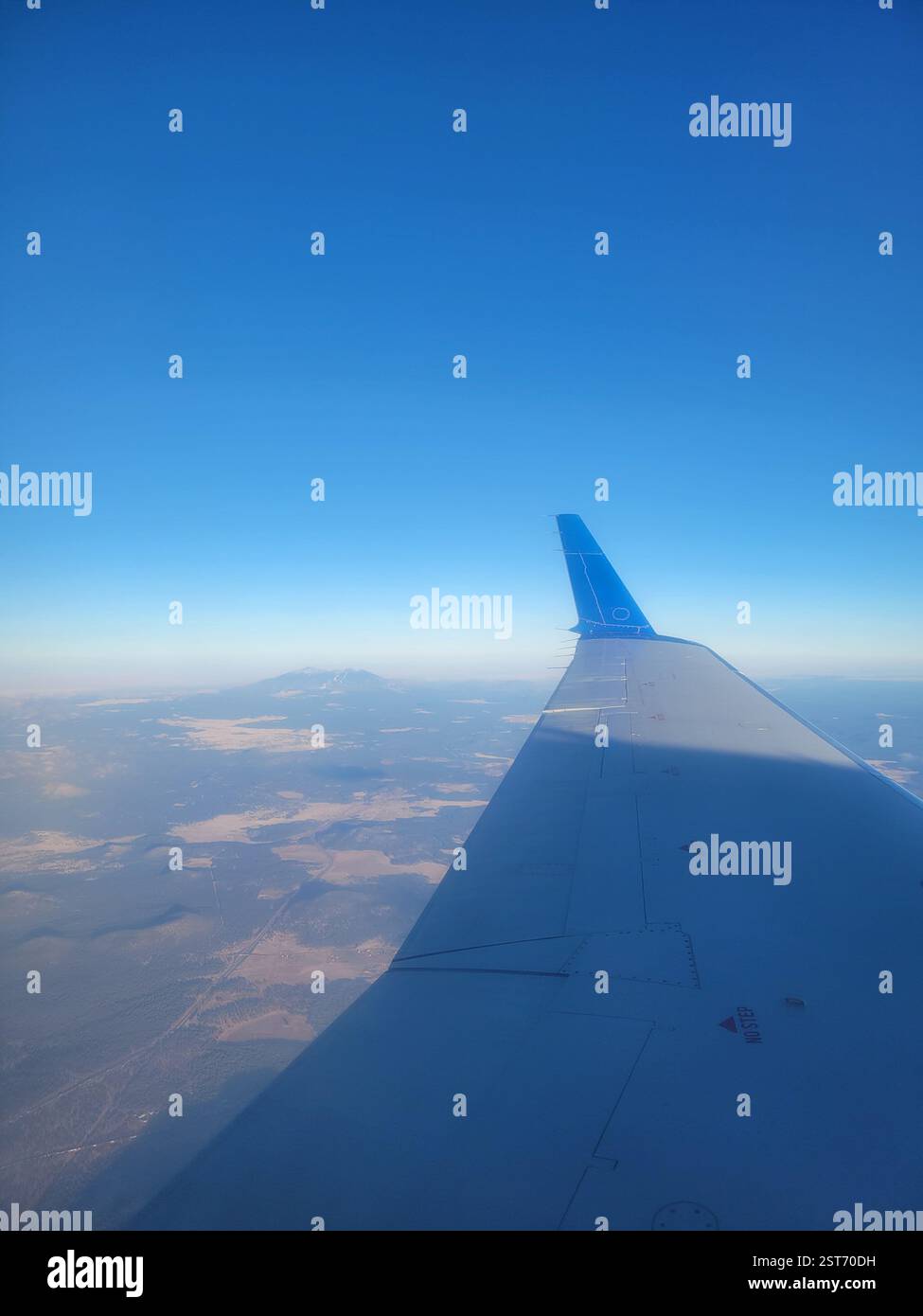 a view of arizona through a plane window Stock Photo - Alamy
