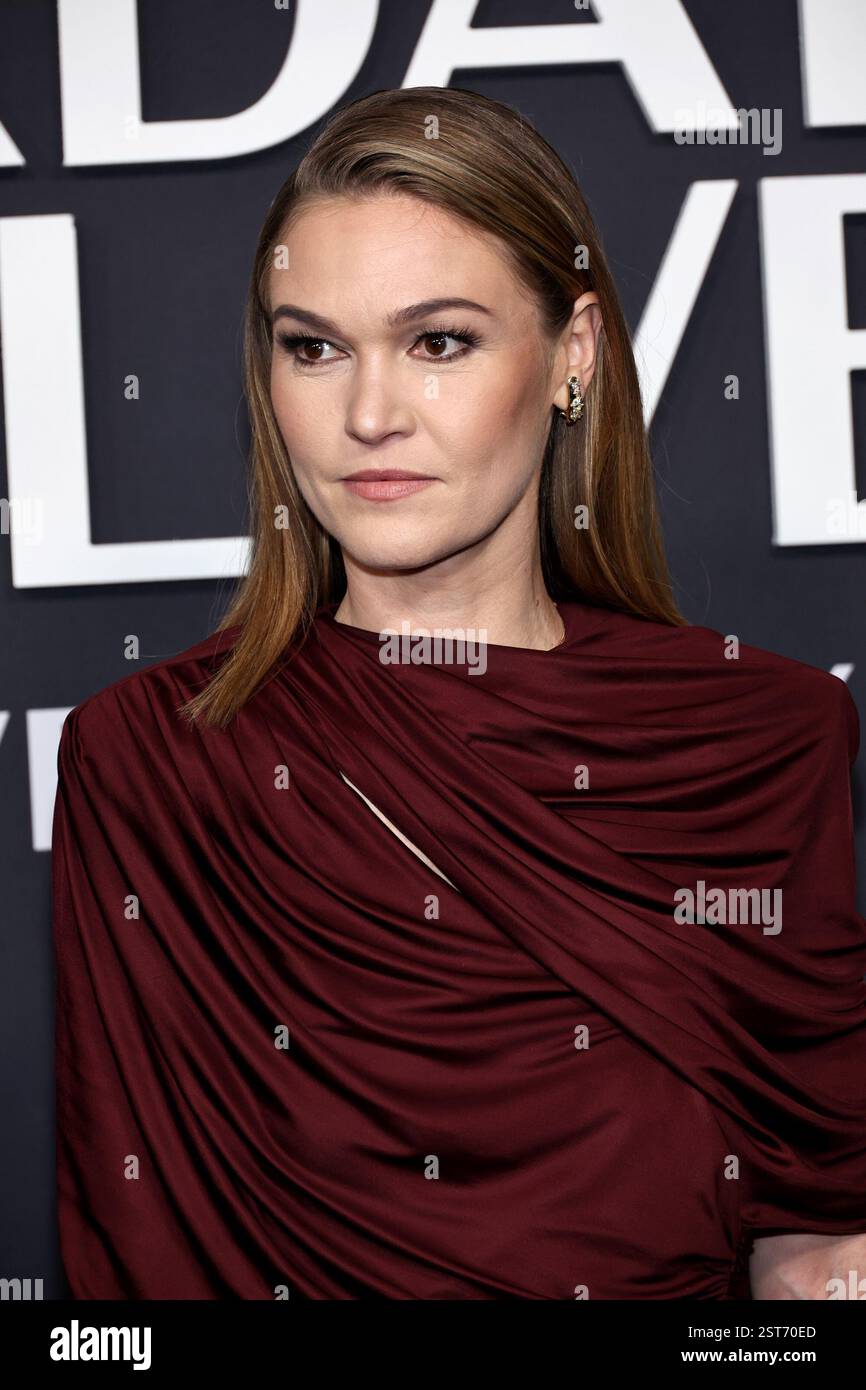 New York, USA. 16th Feb, 2025. SNL50: THE RED CARPET -- Pictured: Julia ...