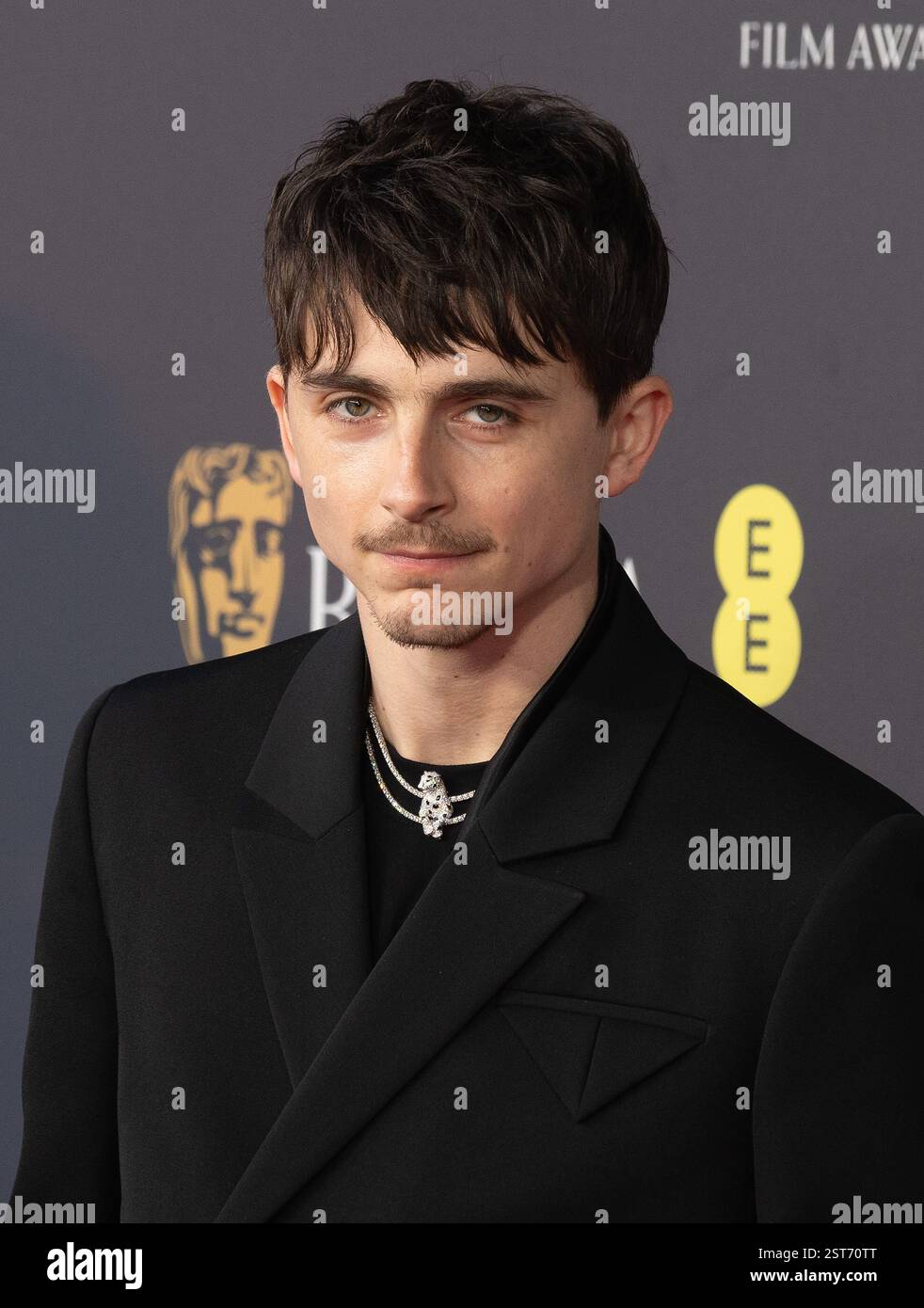 London, UK. 16 February, 2025. Timothee Chalamet attends the EE BAFTA's ...