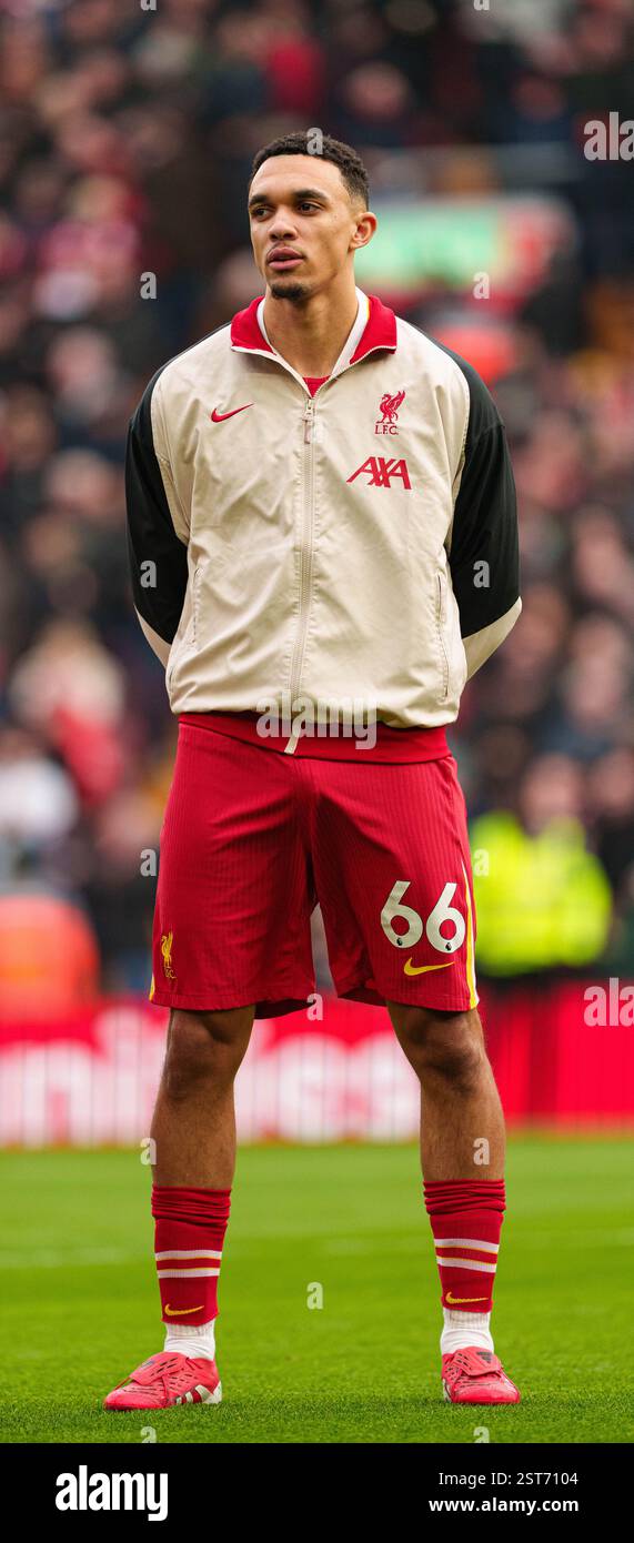 Liverpool's Trent Alexander-Arnold is seen during the Premier League ...