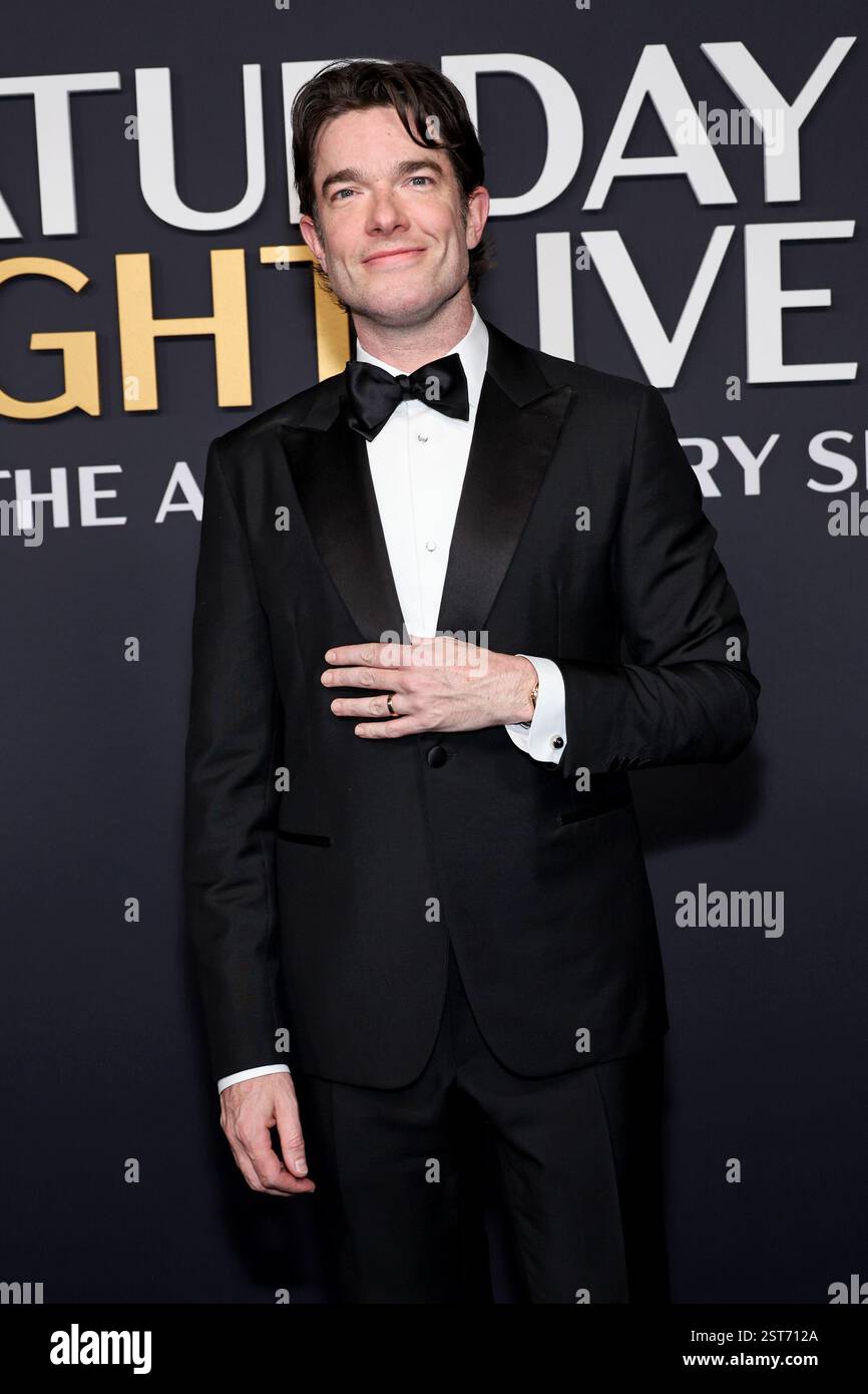 New York, USA. 16th Feb, 2025. SNL50: THE RED CARPET -- Pictured: John ...