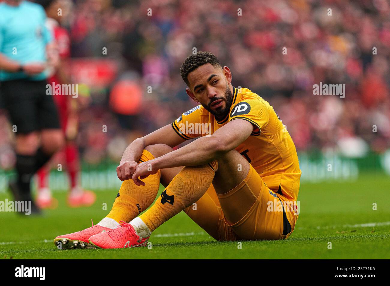 Matheus Cunha of Wolverhampton Wanderers during the Premier League ...