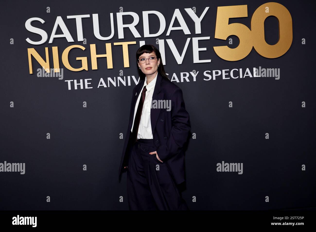 New York, USA. 16th Feb, 2025. SNL50: THE RED CARPET -- Pictured ...
