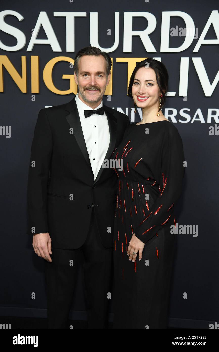 New York, USA. 16th Feb, 2025. SNL50: THE RED CARPET -- Pictured:Will ...