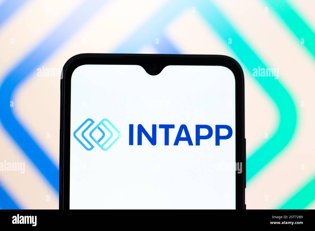 In this photo illustration, the Intapp Inc. logo is seen displayed on a ...