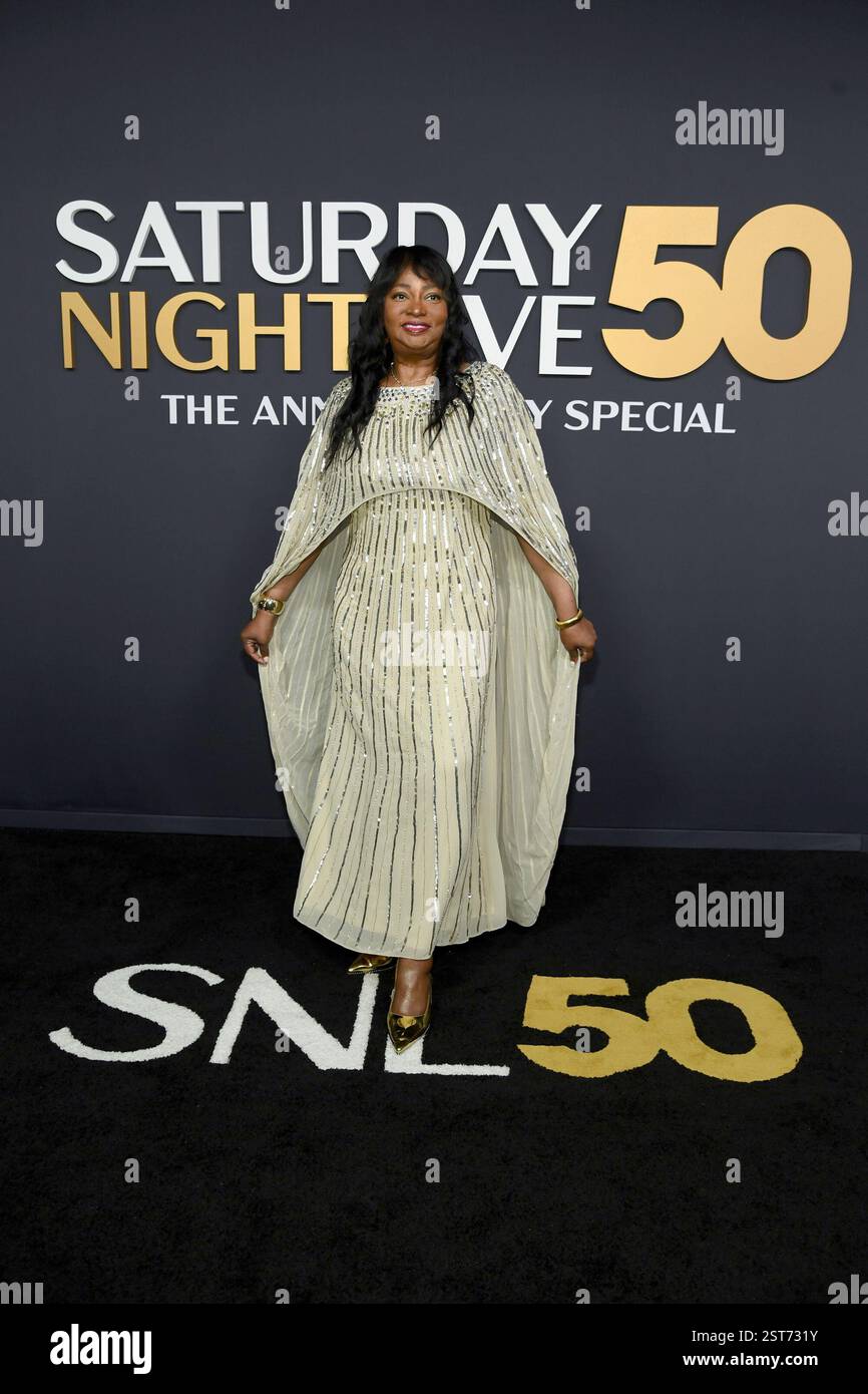 New York, USA. 16th Feb, 2025. SNL50: THE RED CARPET -- Pictured: Ellen ...