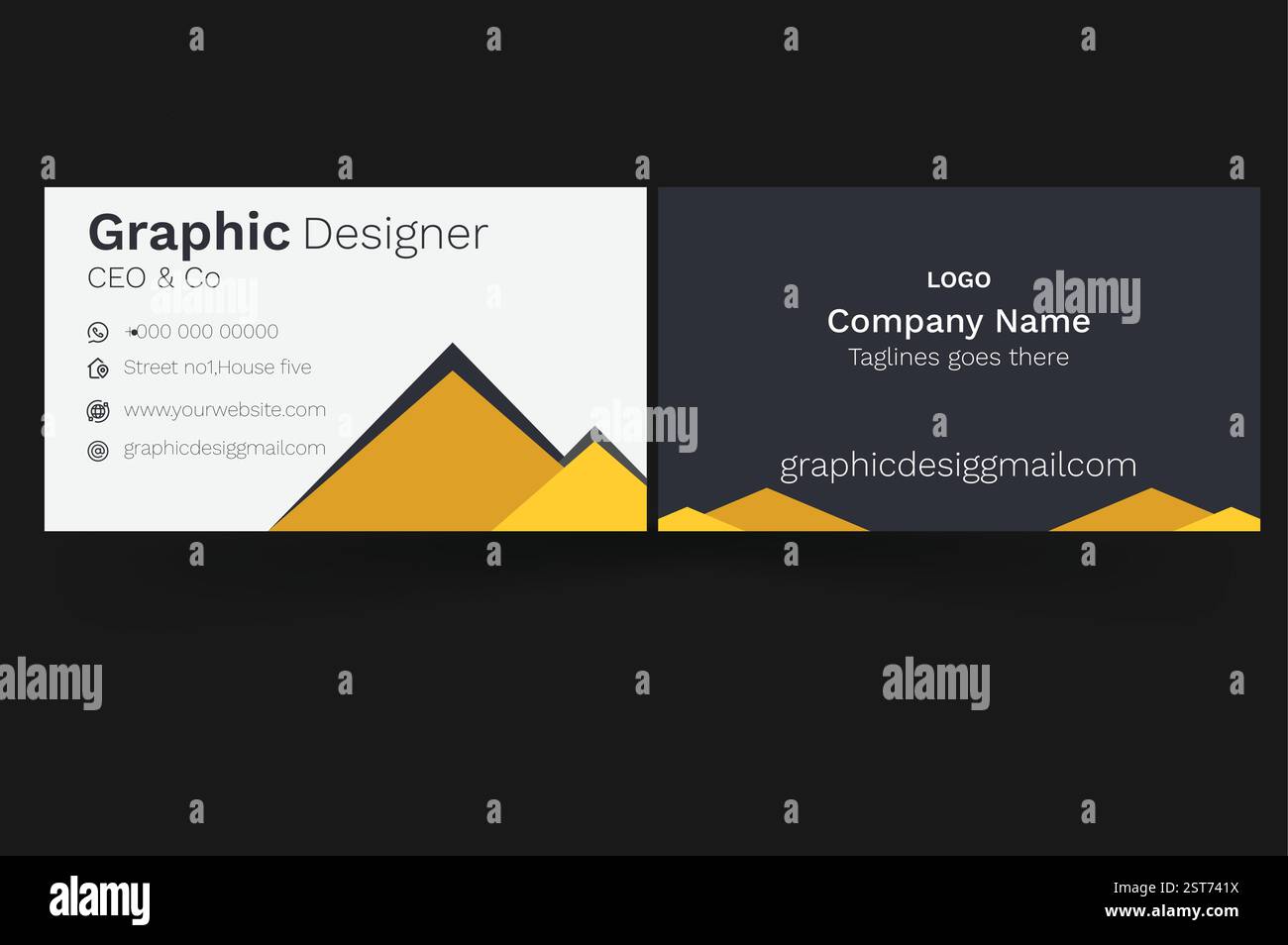 New business card design Stock Vector Image & Art - Alamy