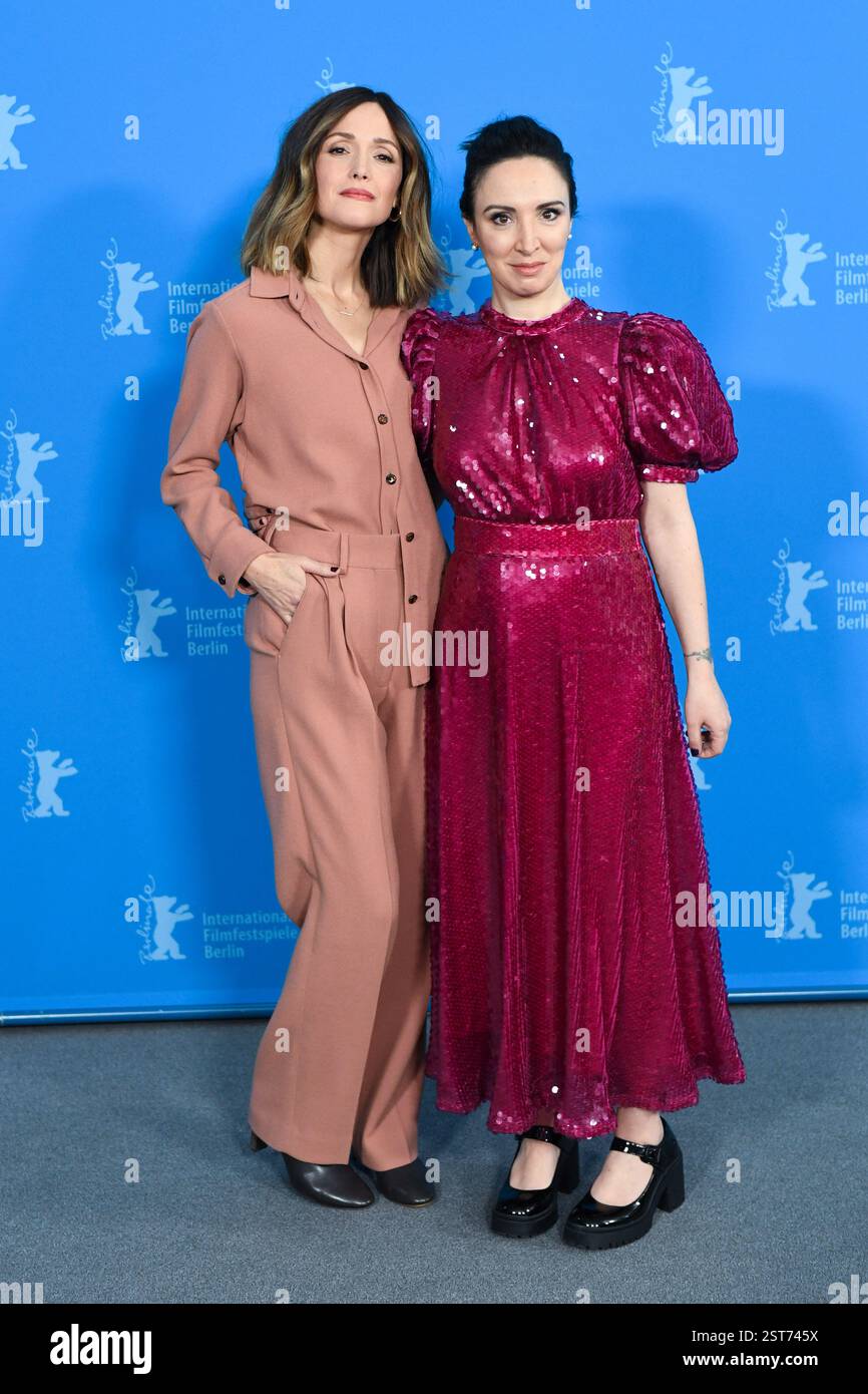 Berlin, Germany. 17th Feb, 2025. Rose Byrne and Mary Bronstein ...