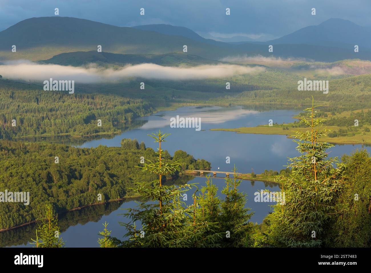 Glen Garry Viewpoint, Loch Garry, Highlands, Scotland, United Kingdom ...