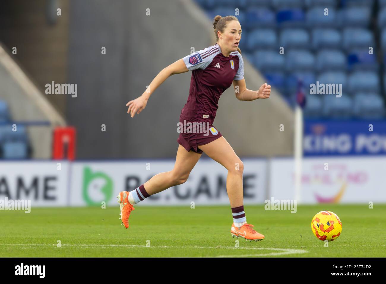 Lucy Parker (15) for Aston Villa in action during Barcleys FA womens ...