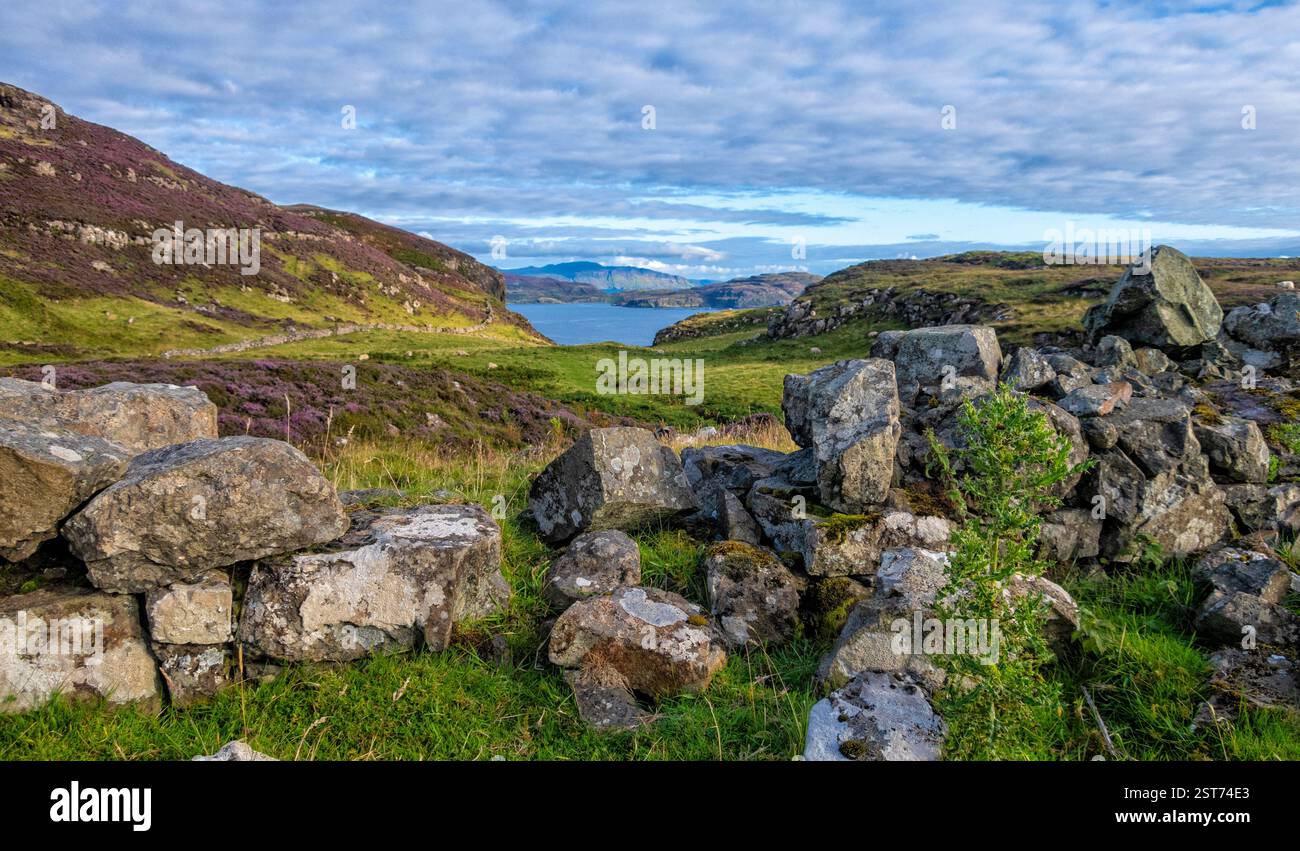 Looking toward Ulva from Treshnish peninsula, Isle of Mull, Inner ...