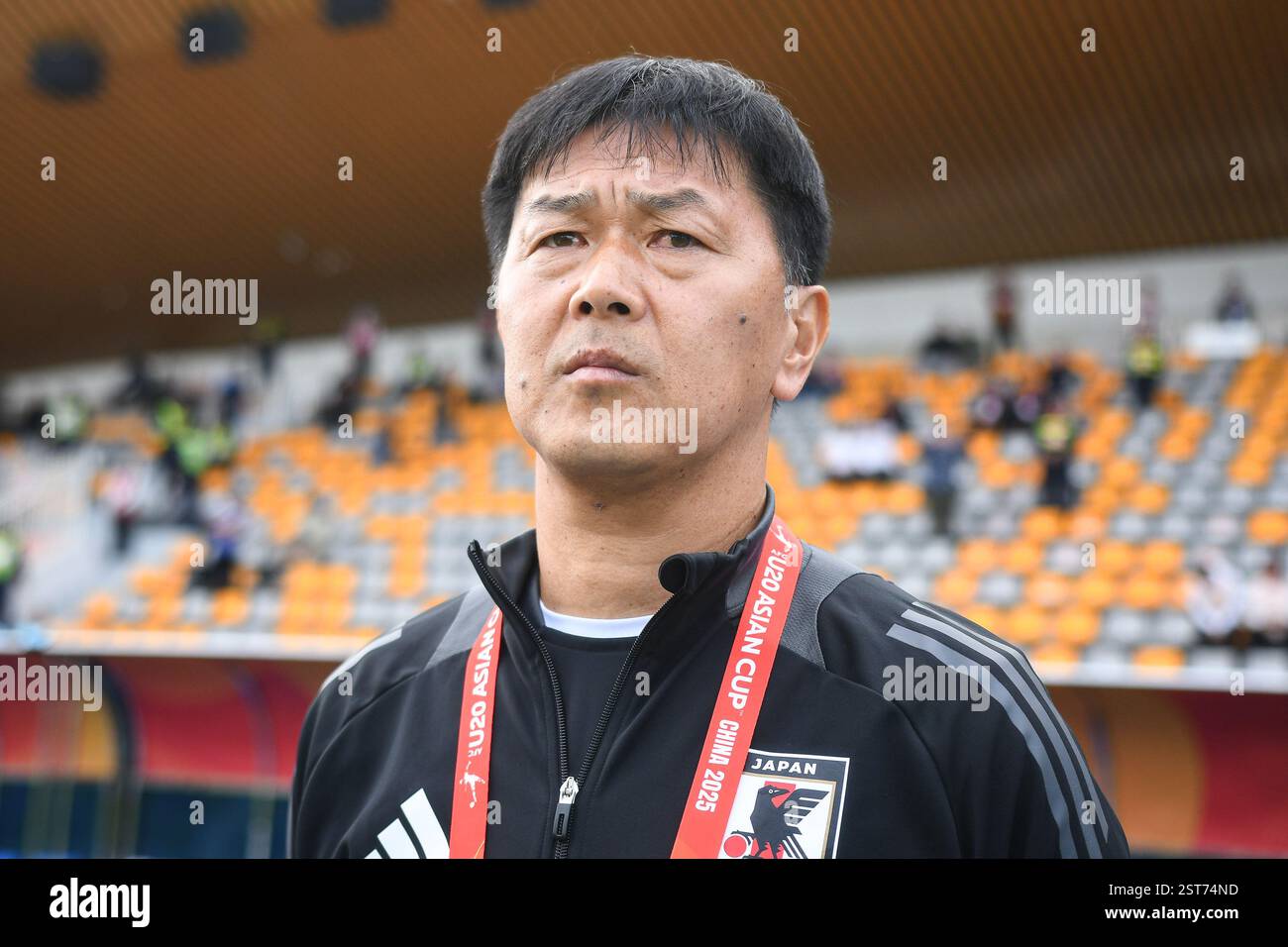 Shenzhen, China. 17 February, 2025. Yuzo Funakoshi coach of Japan ...