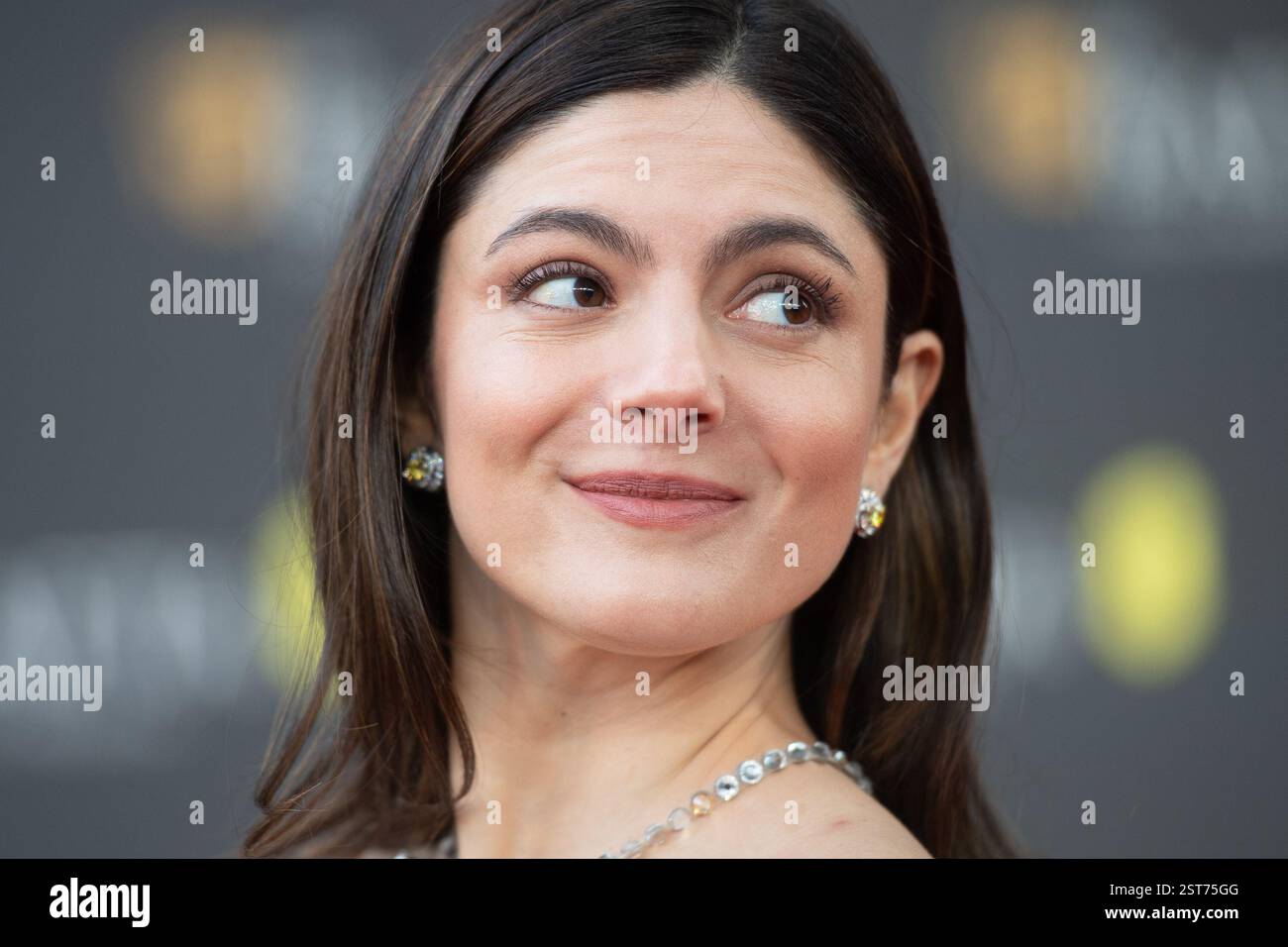 London, UK. 16 Feb, 2025. Pictured: Monica Barbaro attends The EE ...