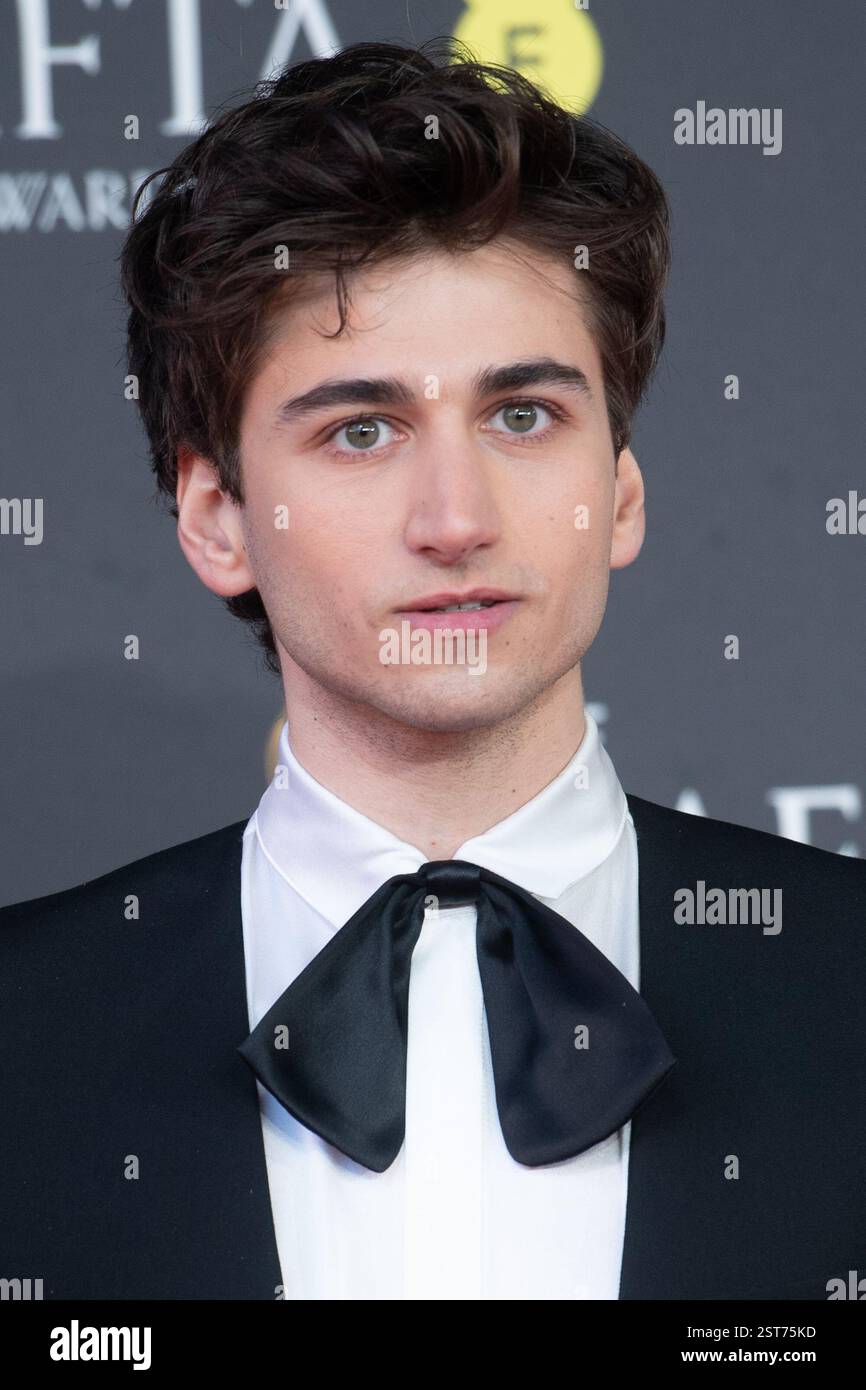 London, UK. 16 Feb, 2025. Pictured: Sebastian Croft attends The EE ...