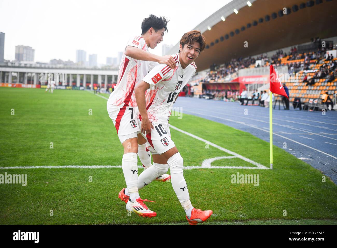 Shenzhen, China. 17 February, 2025. Yuto Ozeki #10 of Japan during the ...