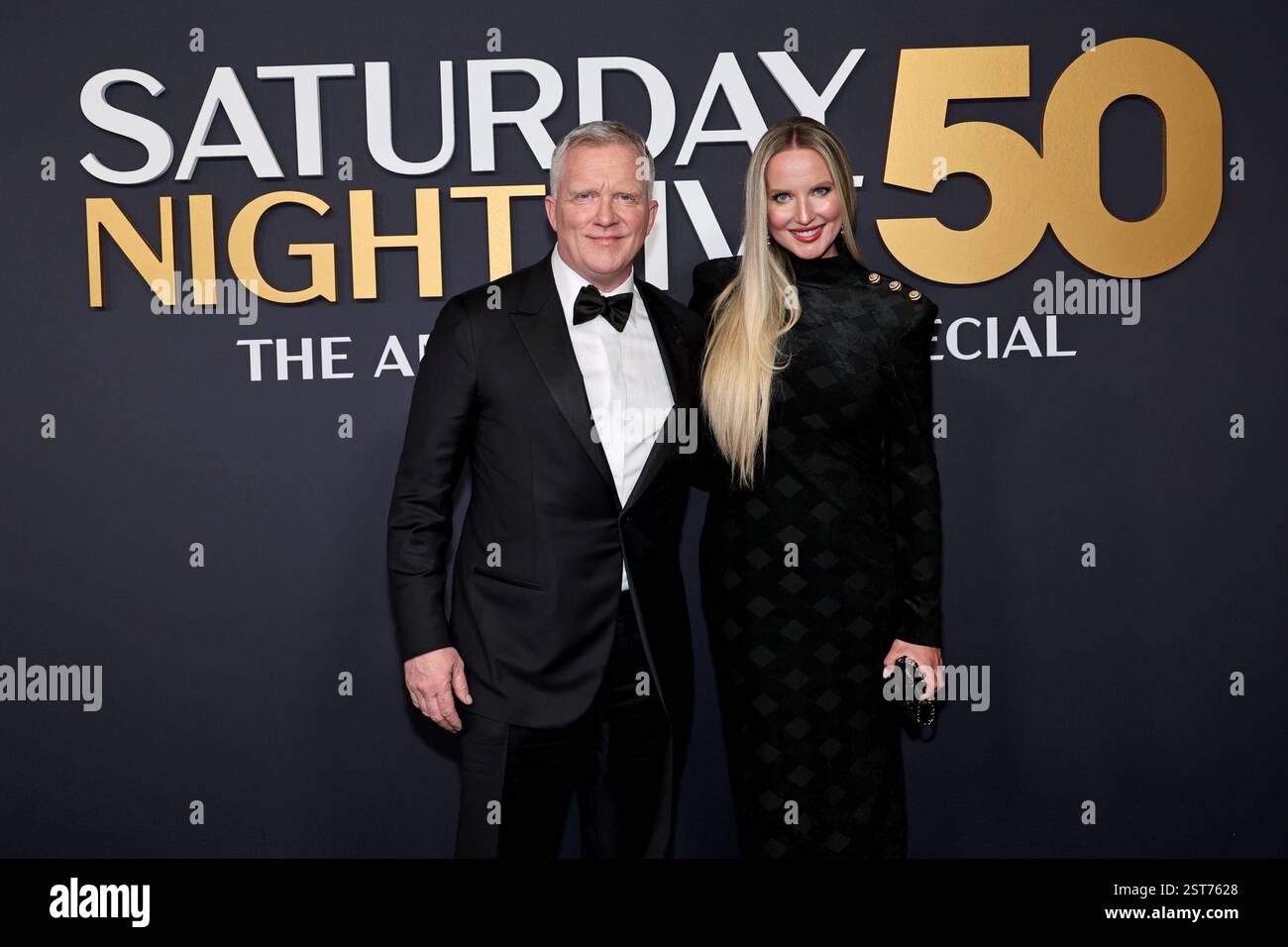 New York, USA. 16th Feb, 2025. SNL50: THE RED CARPET -- Pictured: (l-r ...