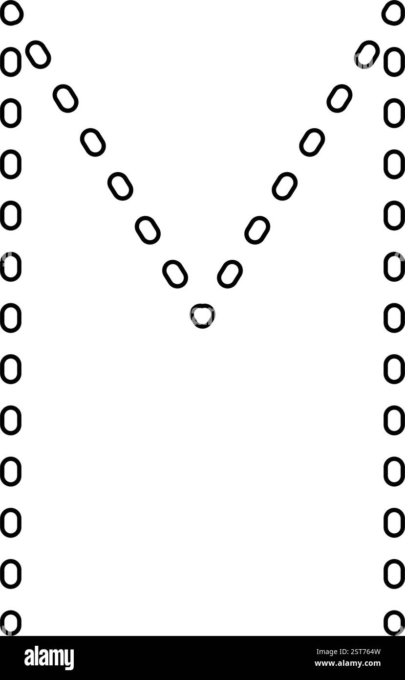Tracing Alphabet letter M, prewriting dotted line element for ...
