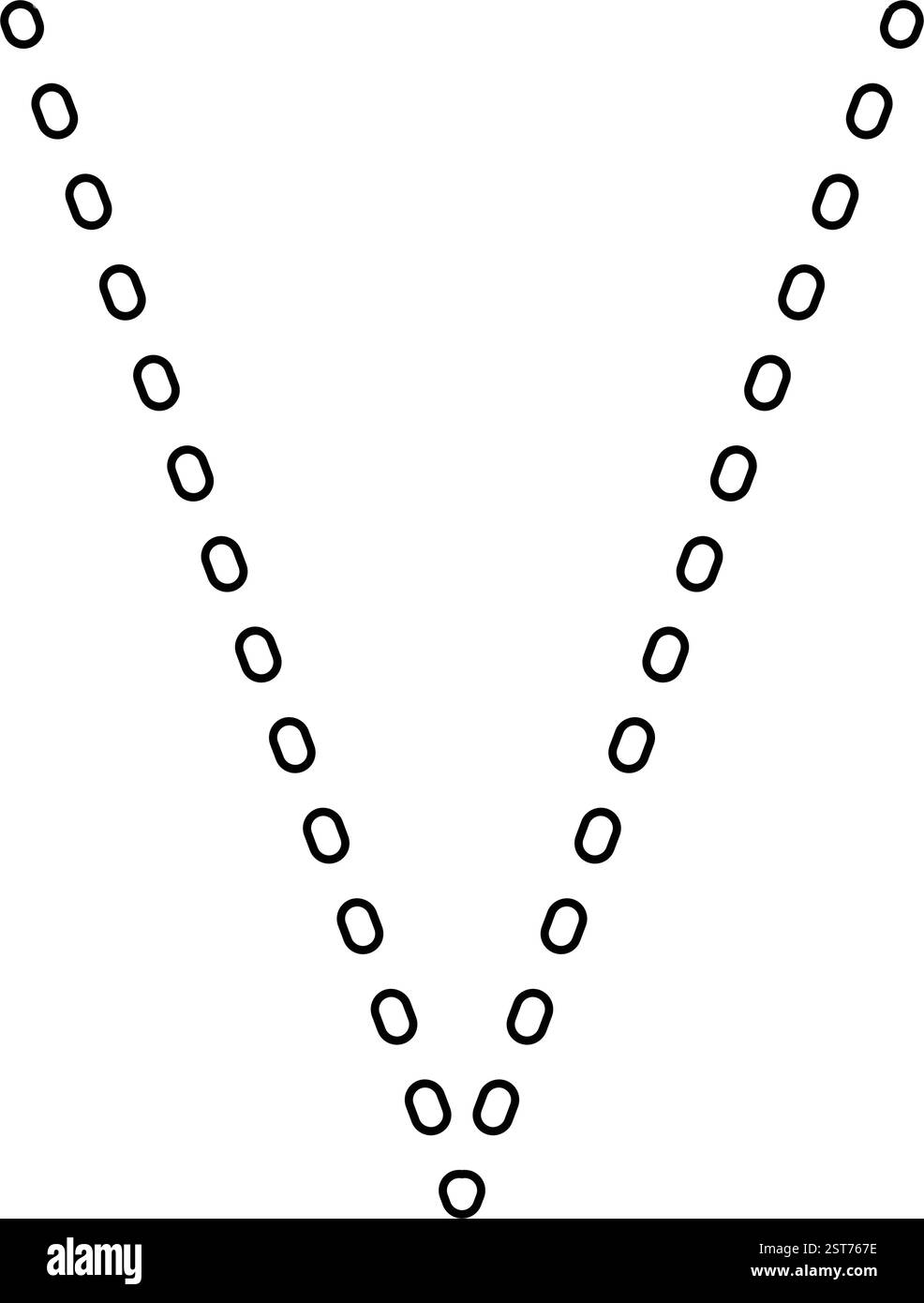 Tracing Alphabet letter V, prewriting dotted line element for ...