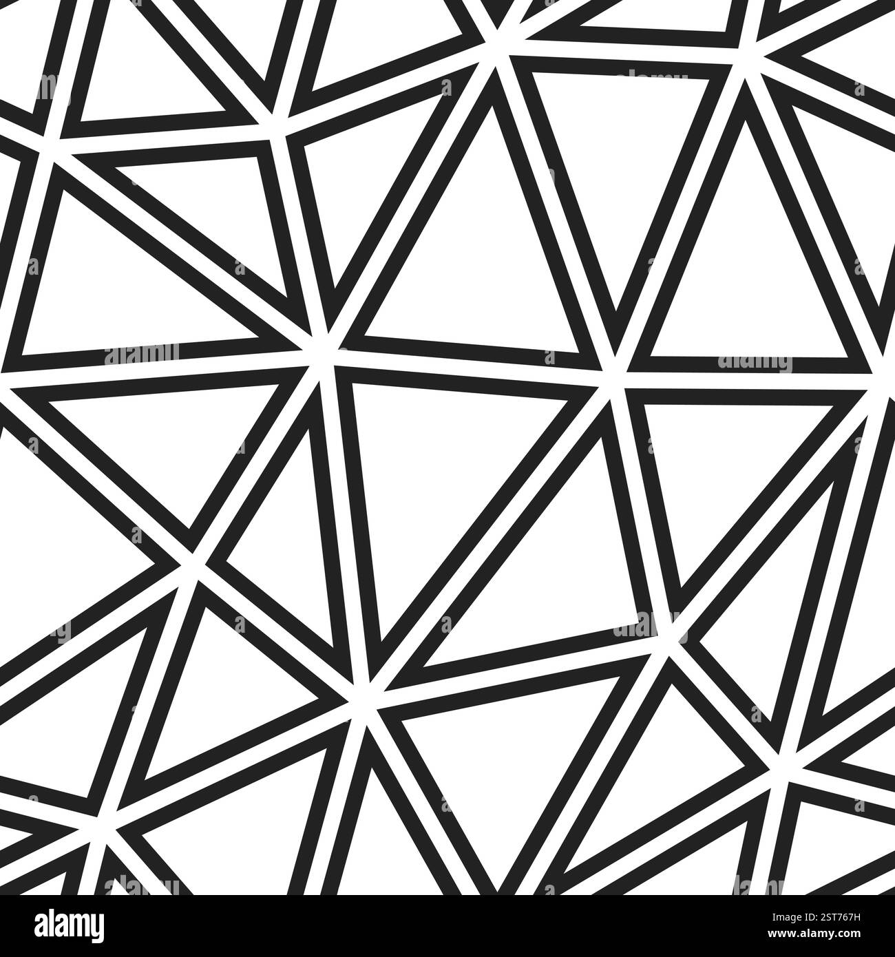 Triangles Pattern Geometric Design Big Triangles Size Black And White Style Geometric Shapes