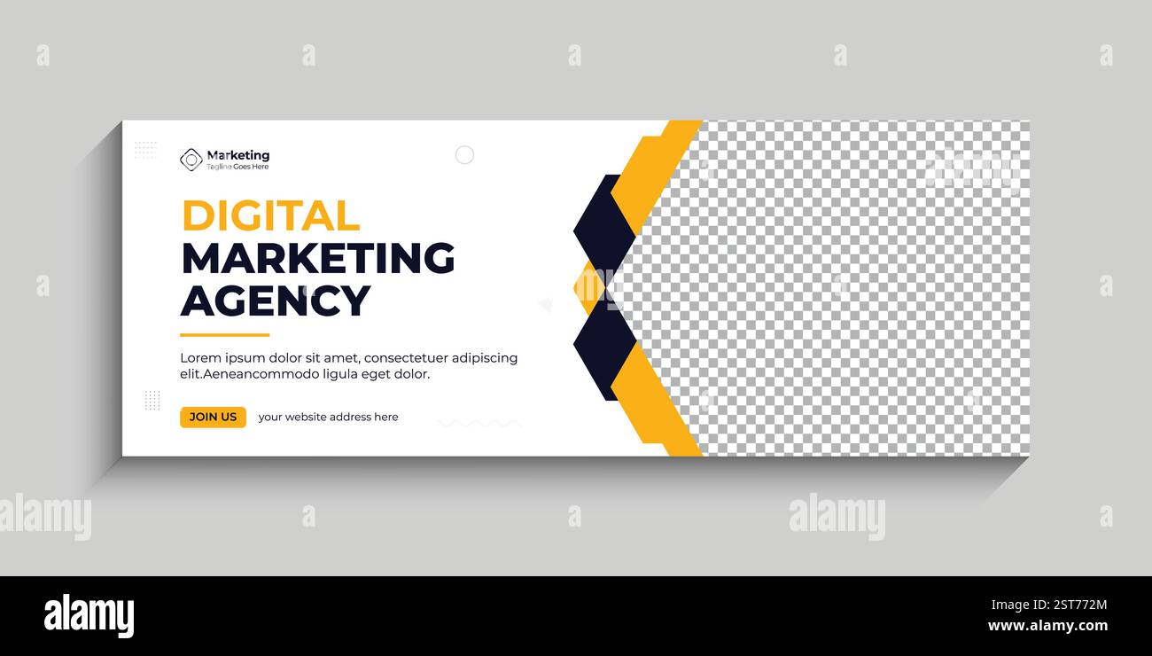 Digital Marketing Agency social media timeline cover and web banner ad ...