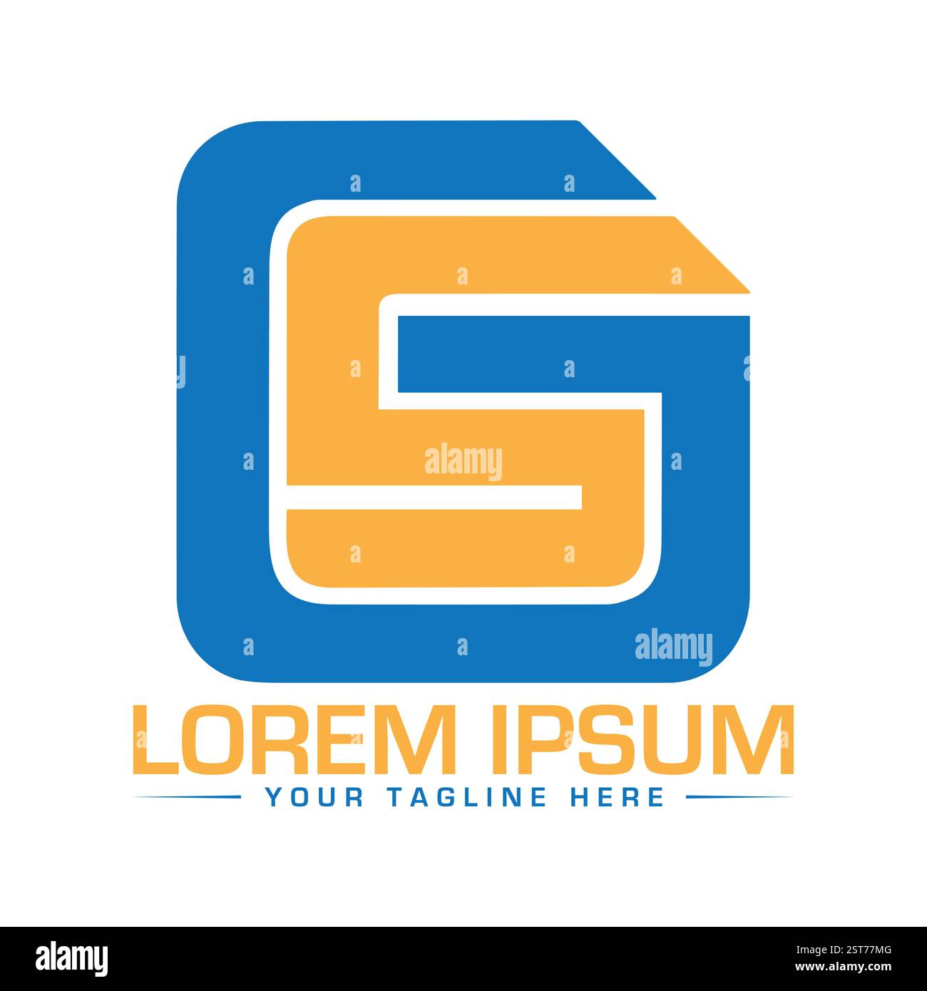 SG Letter Logo Design Stock Vector Image & Art - Alamy