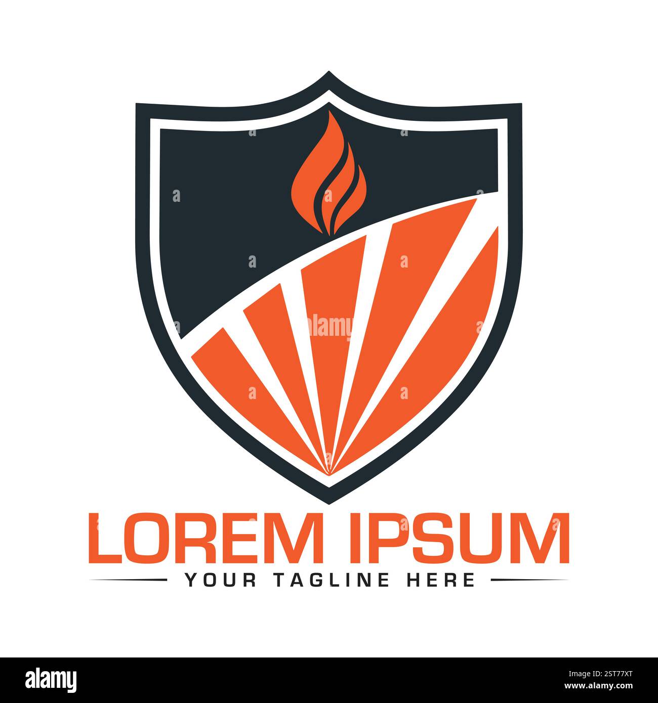 Shield Logo Design Stock Vector Image & Art - Alamy