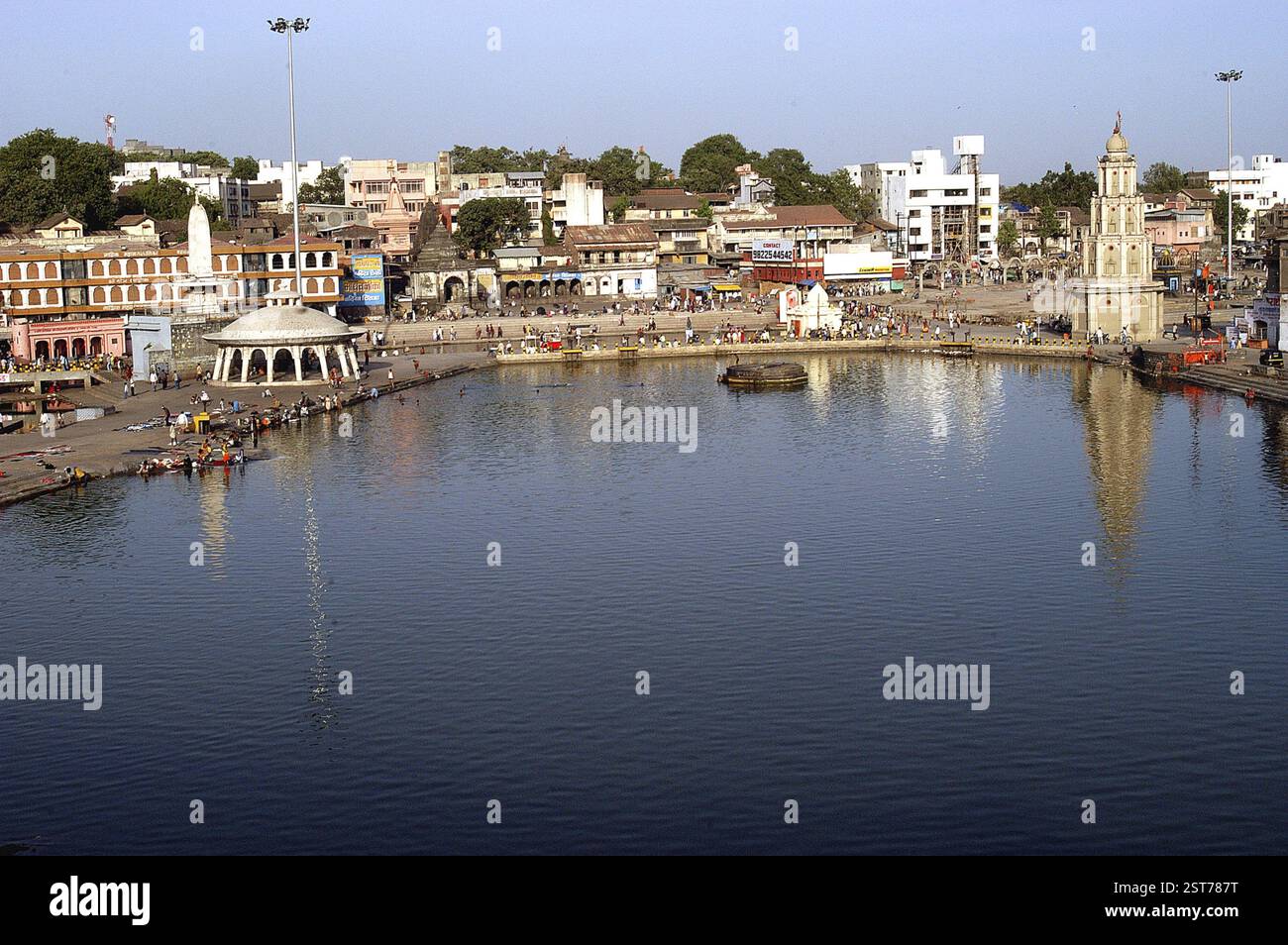 Godavari river, Ramkund, Panchvati, Nasik, Maharashtra, India, Asia ...