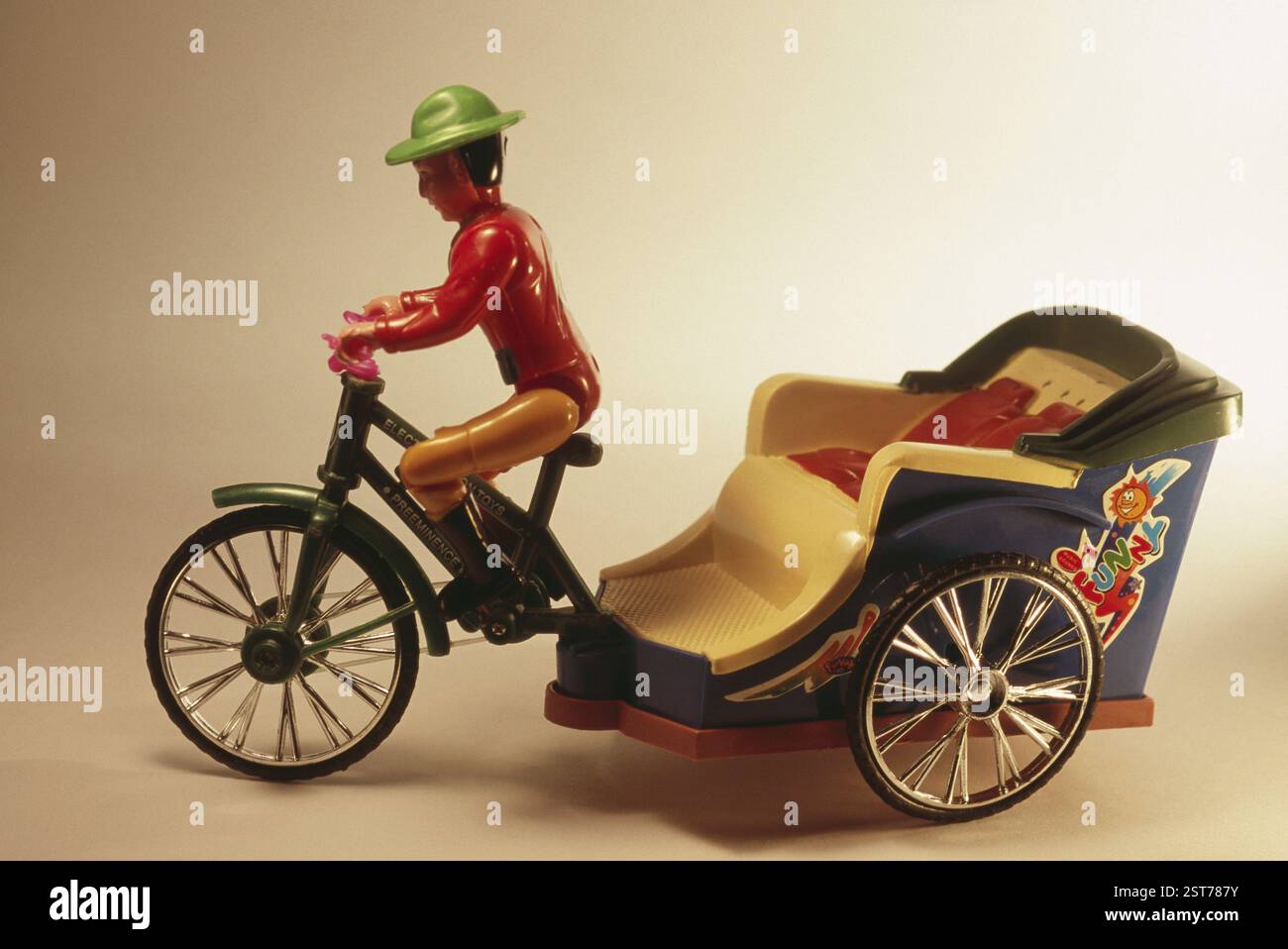 Toy vehicle, rickshaw cycle, india Stock Photo - Alamy