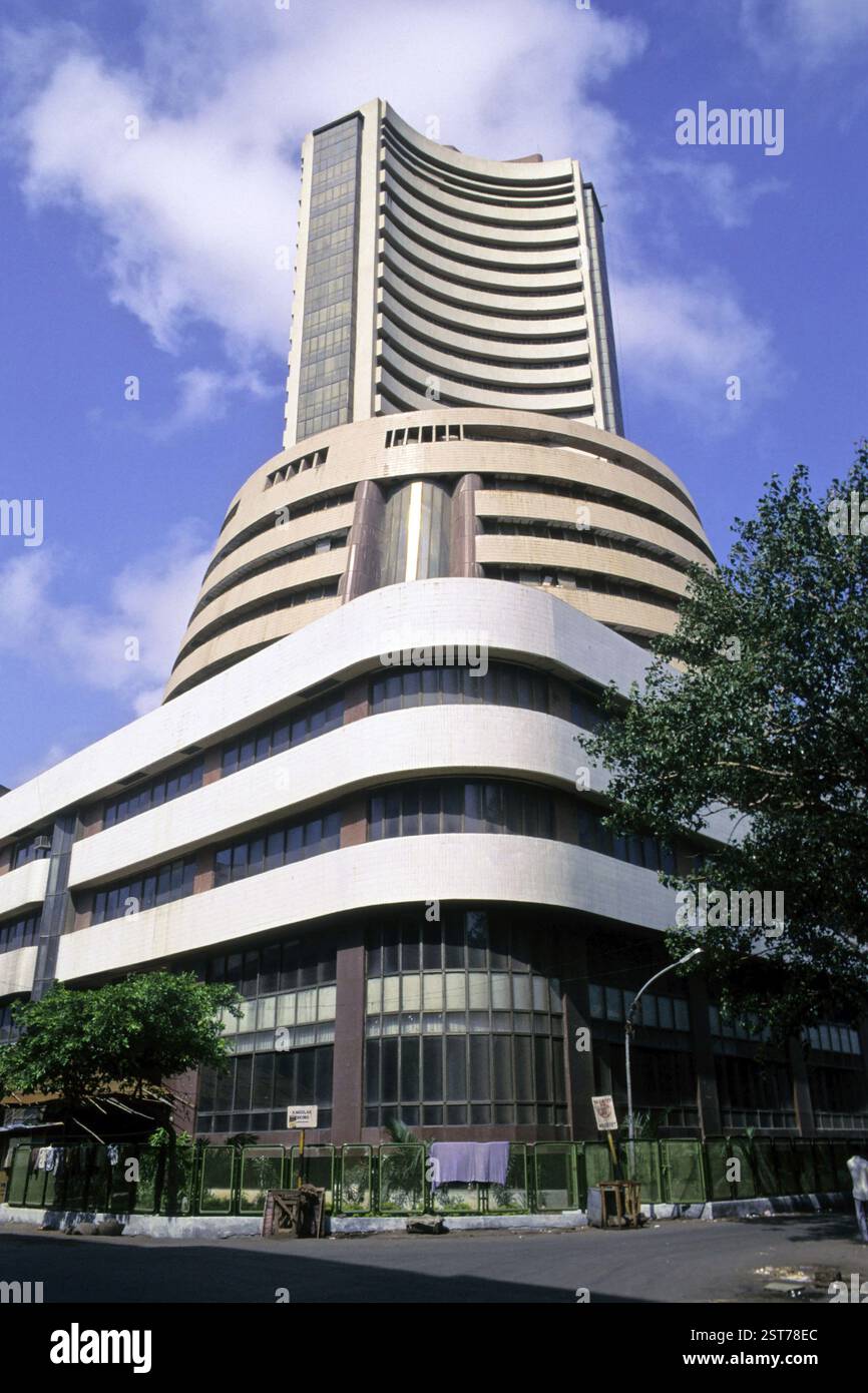 Stock Exchange Building, Fort, Bombay mumbai, maharashtra, india Stock ...