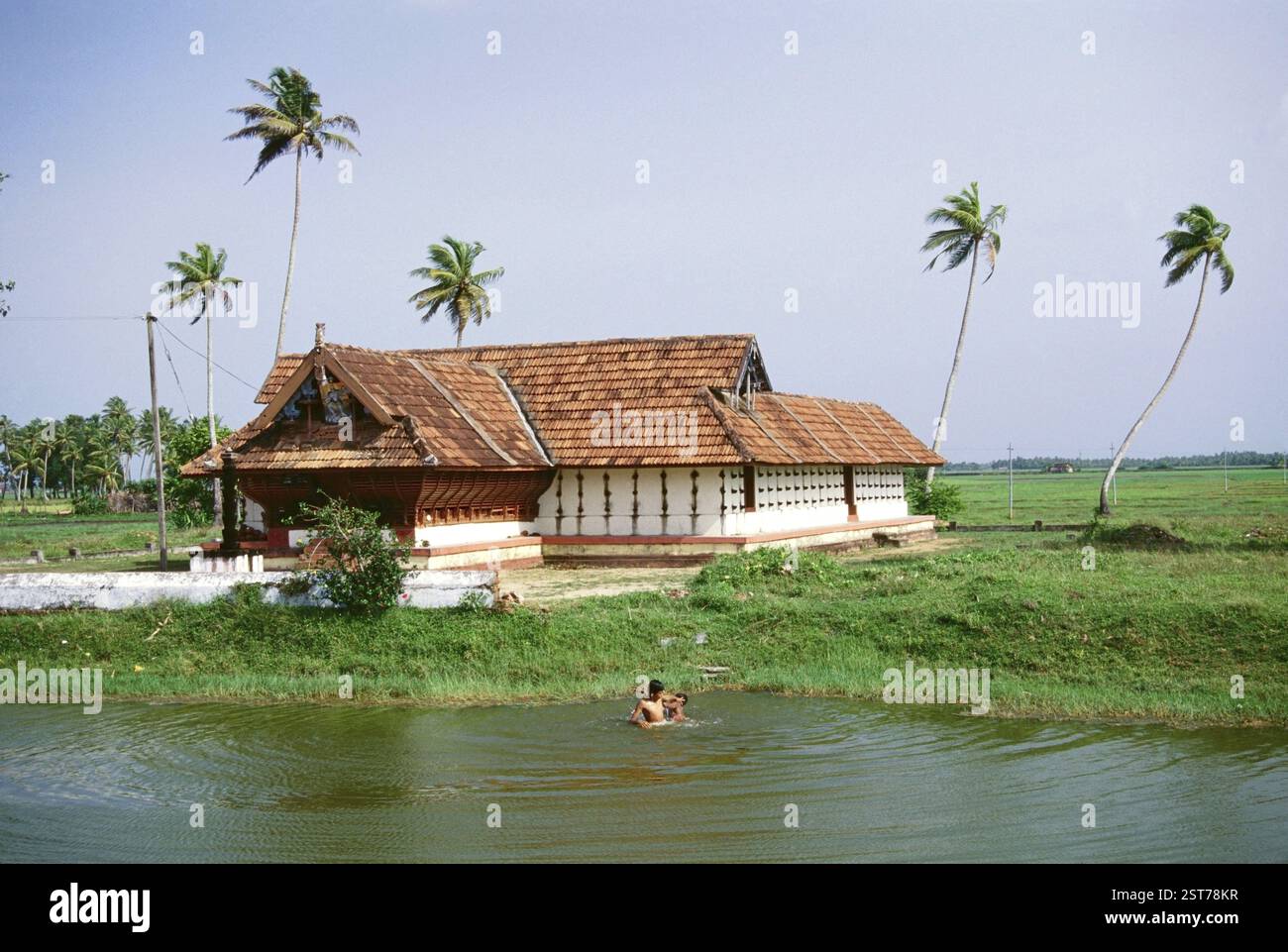 Bhagawathi temple at Karumadi, Kerala, India, Asia Stock Photo - Alamy