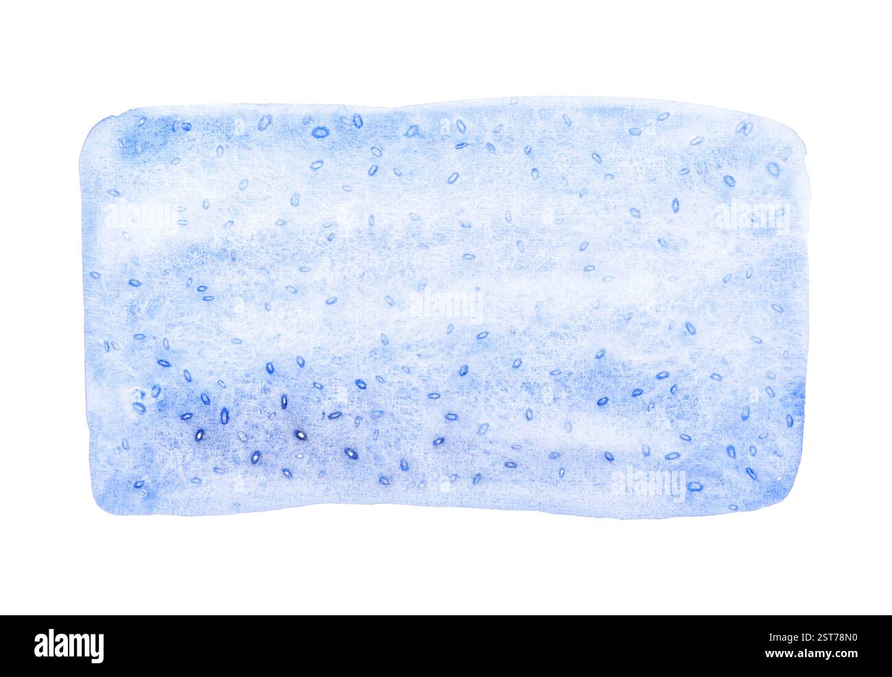 Blue watercolor texture with abstract pattern of speckles and gradient ...
