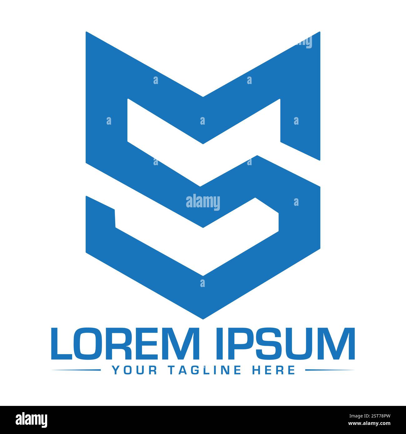 SM Letter Logo Design Stock Vector Image & Art - Alamy