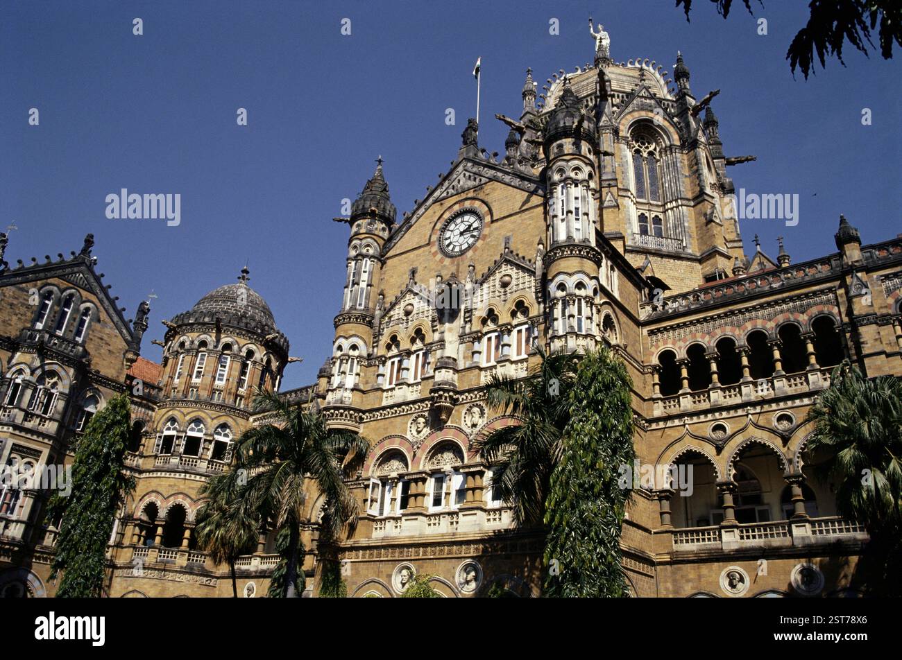 Victoria Terminus VT now Chhatrapati Shivaji Terminus CST railway ...