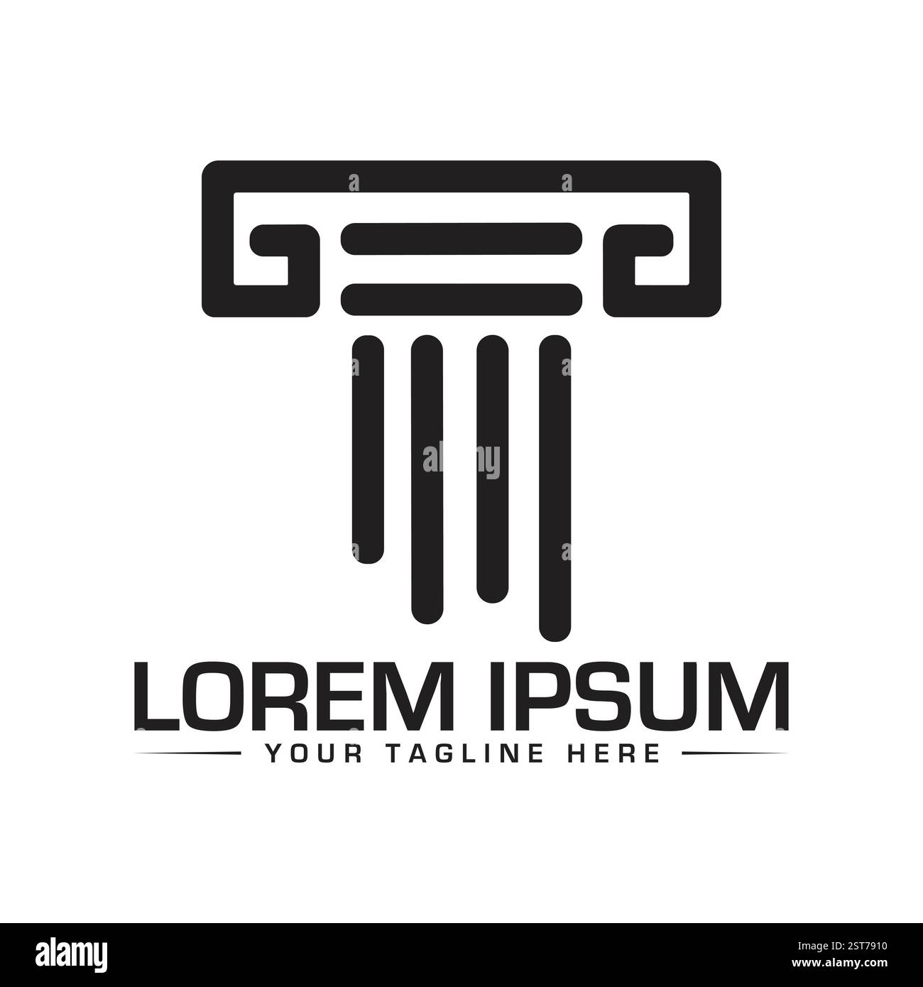 Letter abstract leaf green Black and White Stock Photos & Images - Alamy