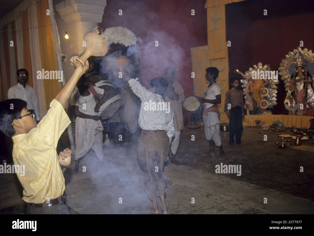 Durga pooja India, Asia Stock Photo - Alamy