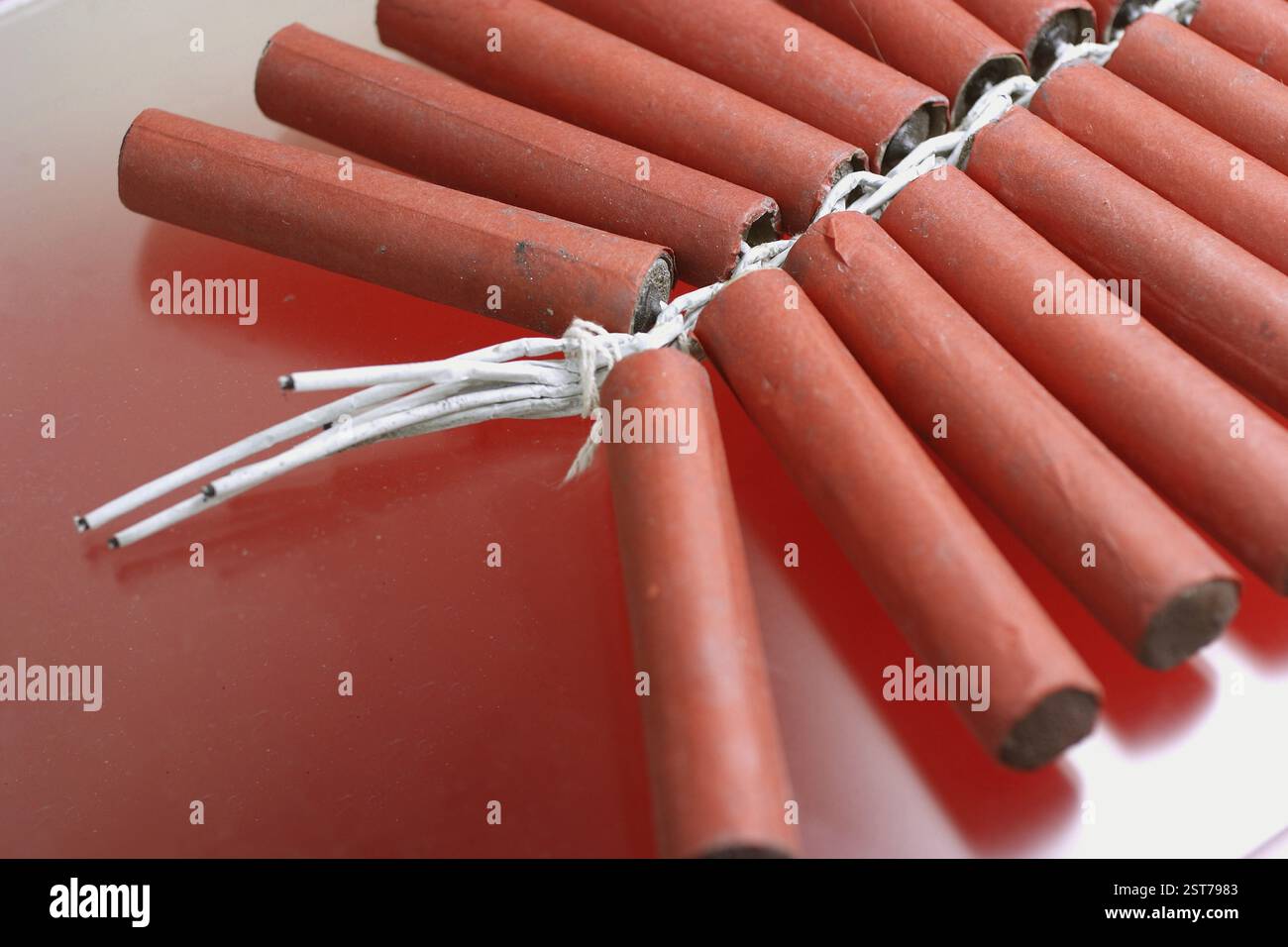 Firecrackers showing fuse Stock Photo - Alamy