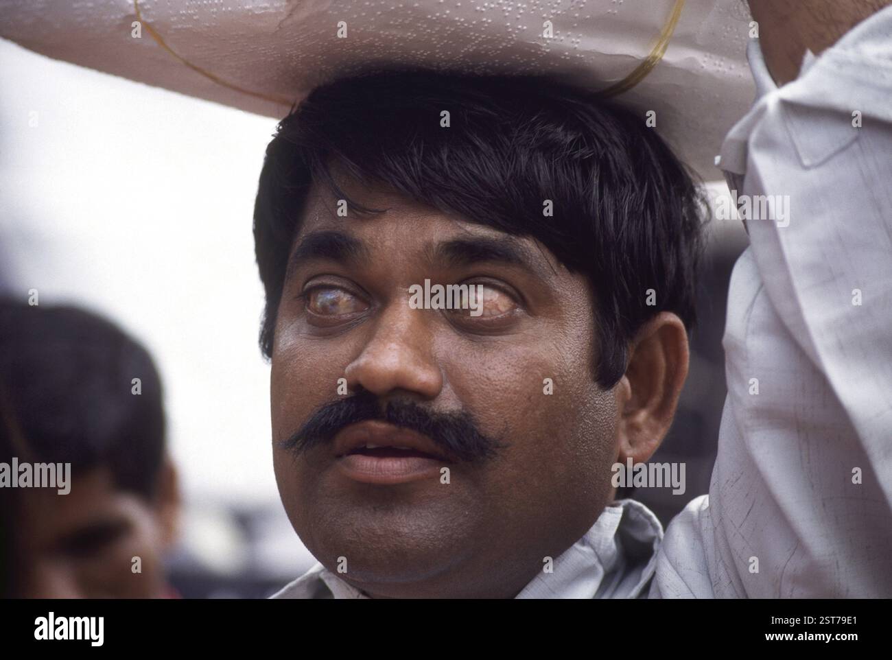 Blind man demonstration, bombay mumbai, maharashtra, india Stock Photo ...