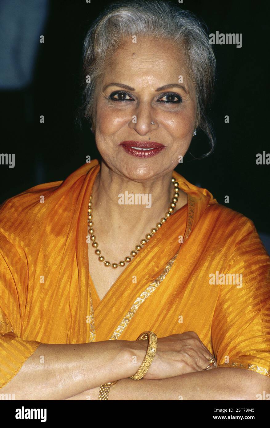 South asian india bollywood actress waheeda rahman, india, NO MR Stock ...