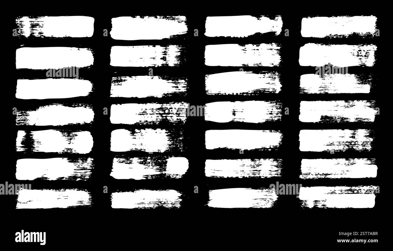 Grunge brush strokes, lines, ink smudges, hand-drawn scribble shapes ...