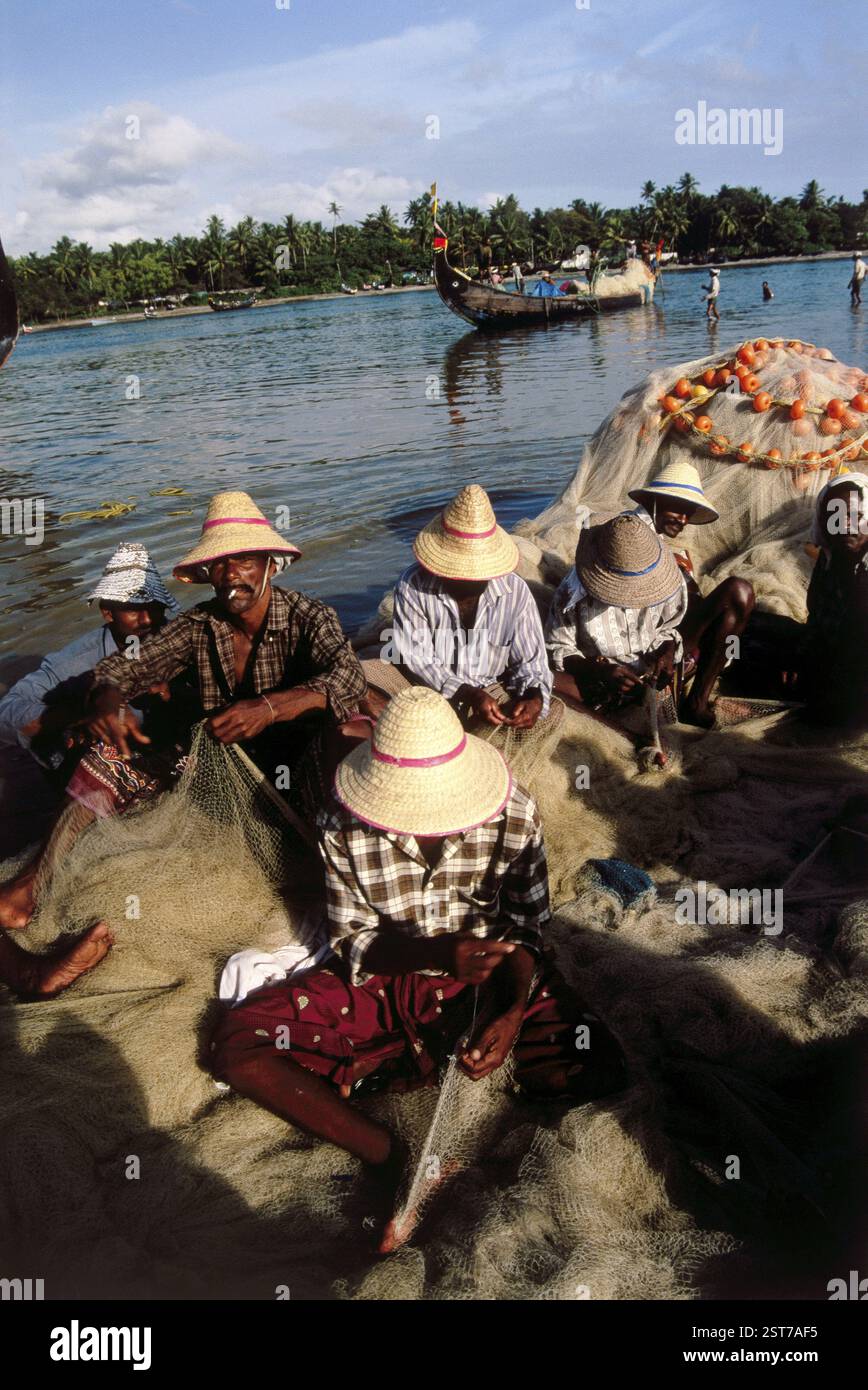 Thottappally, fishing harbor, kerala, india Stock Photo - Alamy