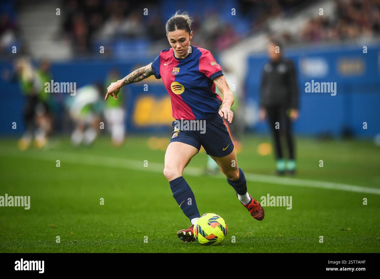 Barcelona, Spain, Spain. 16th Feb, 2025. Maria LEON of Barcelona during ...